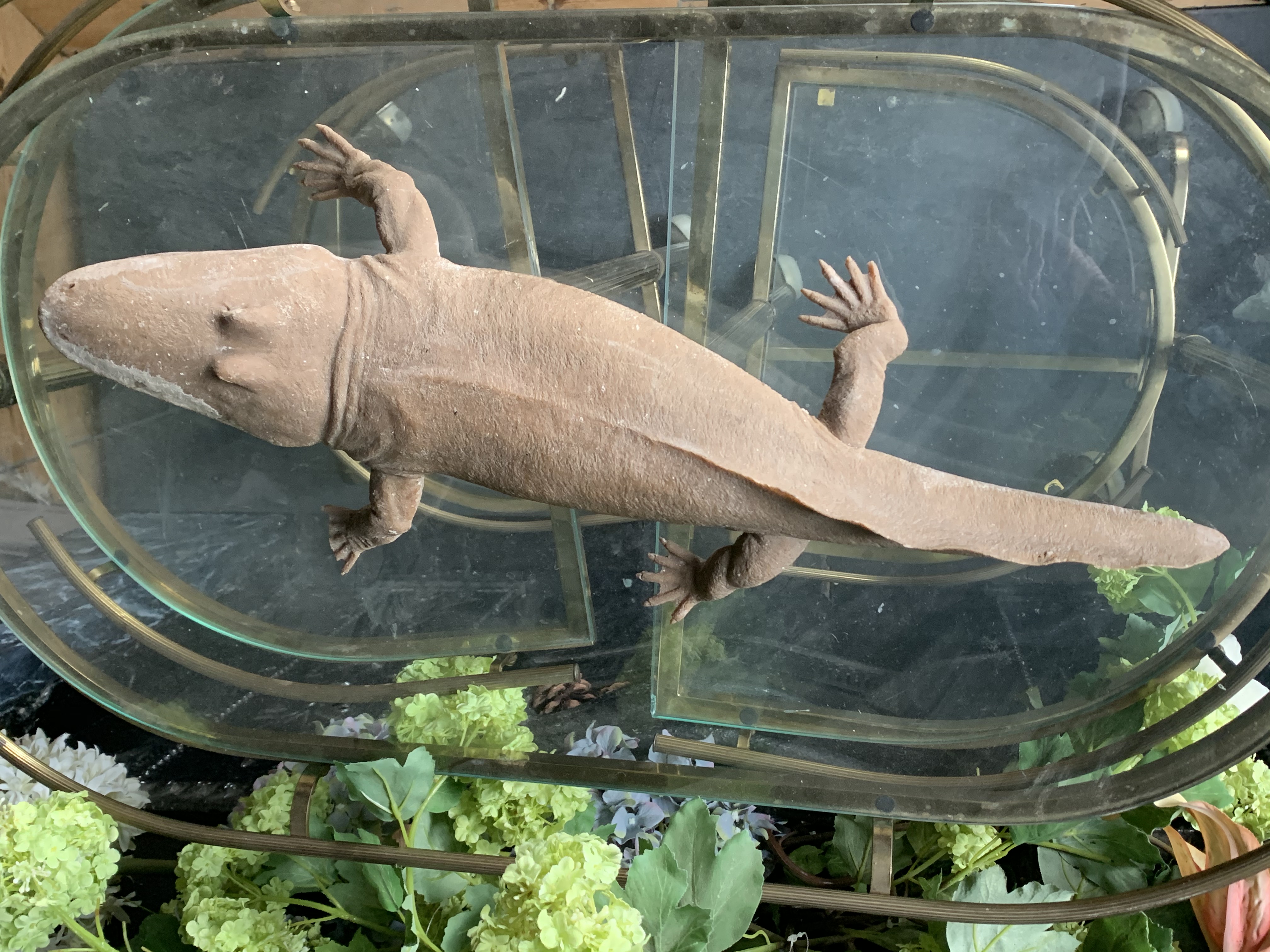 A RARE PARACYCLOTOSAURUS DINOSAUR MODELOne other known in The Natural ...