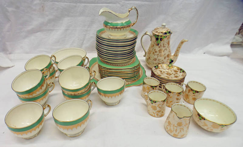 TUSCAN WARE TEA & COFFEE CUPS & SAUCERS