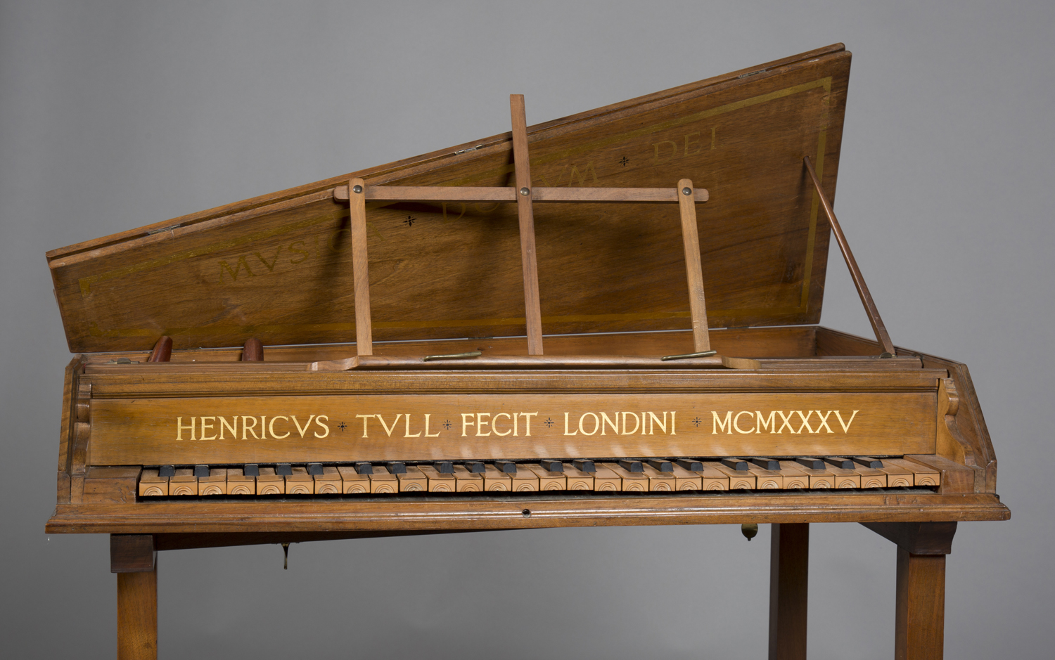 An early/mid-20th century walnut cased virginals by Henry Tull, circa ...