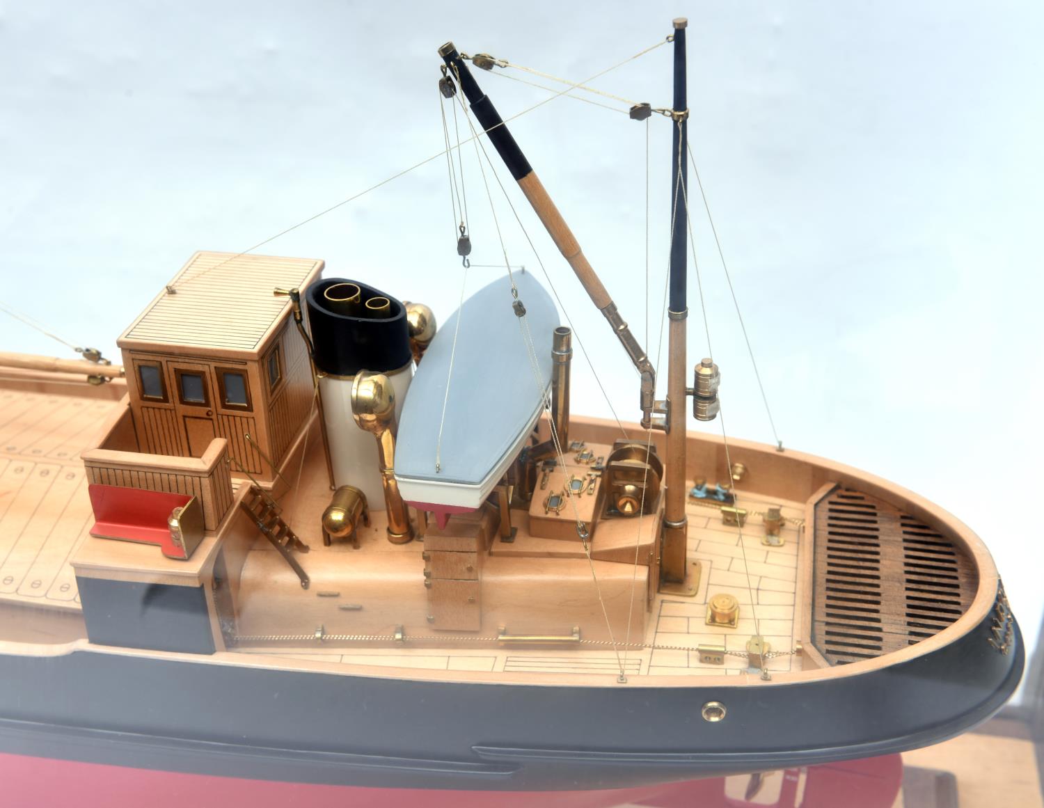 A model of the Steam Motor Coaster 'MV Indorita' by David Whitty. Built ...