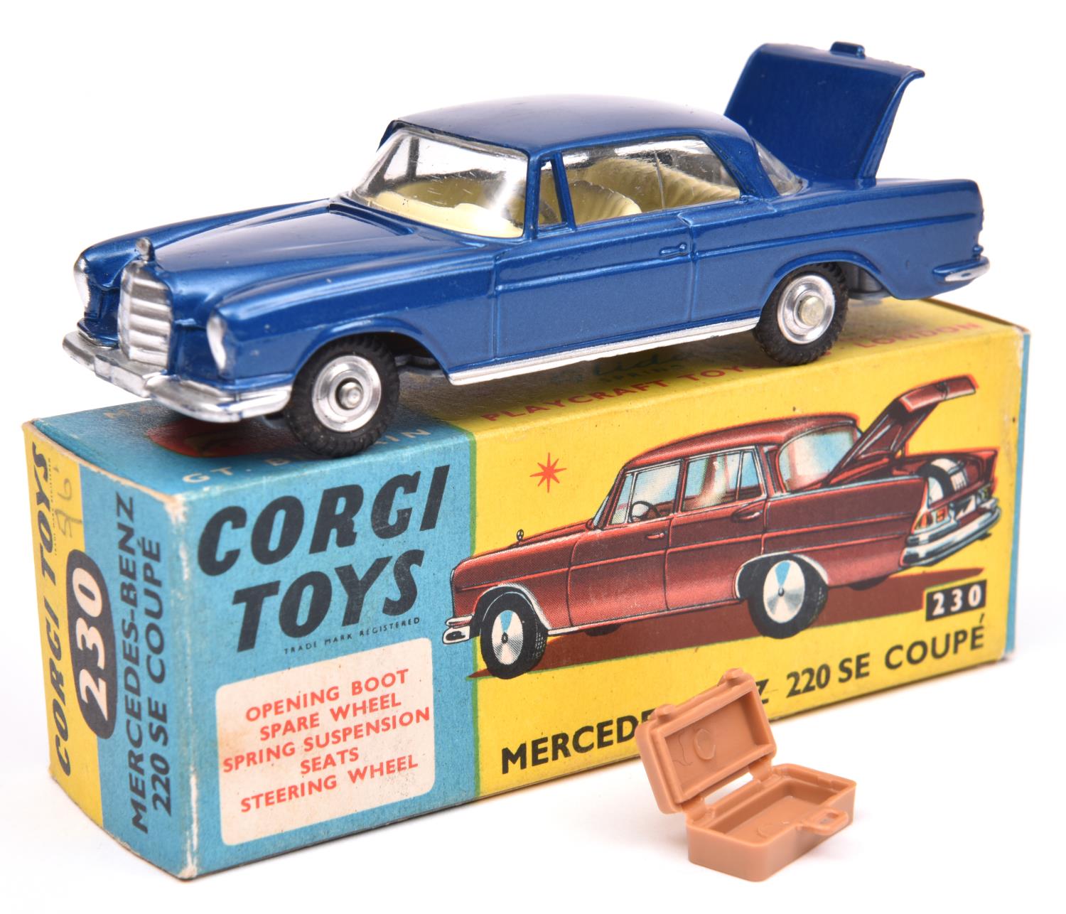 Corgi Toys Mercedes-Benz 220SE Coupe (253/230). An example in bright ...