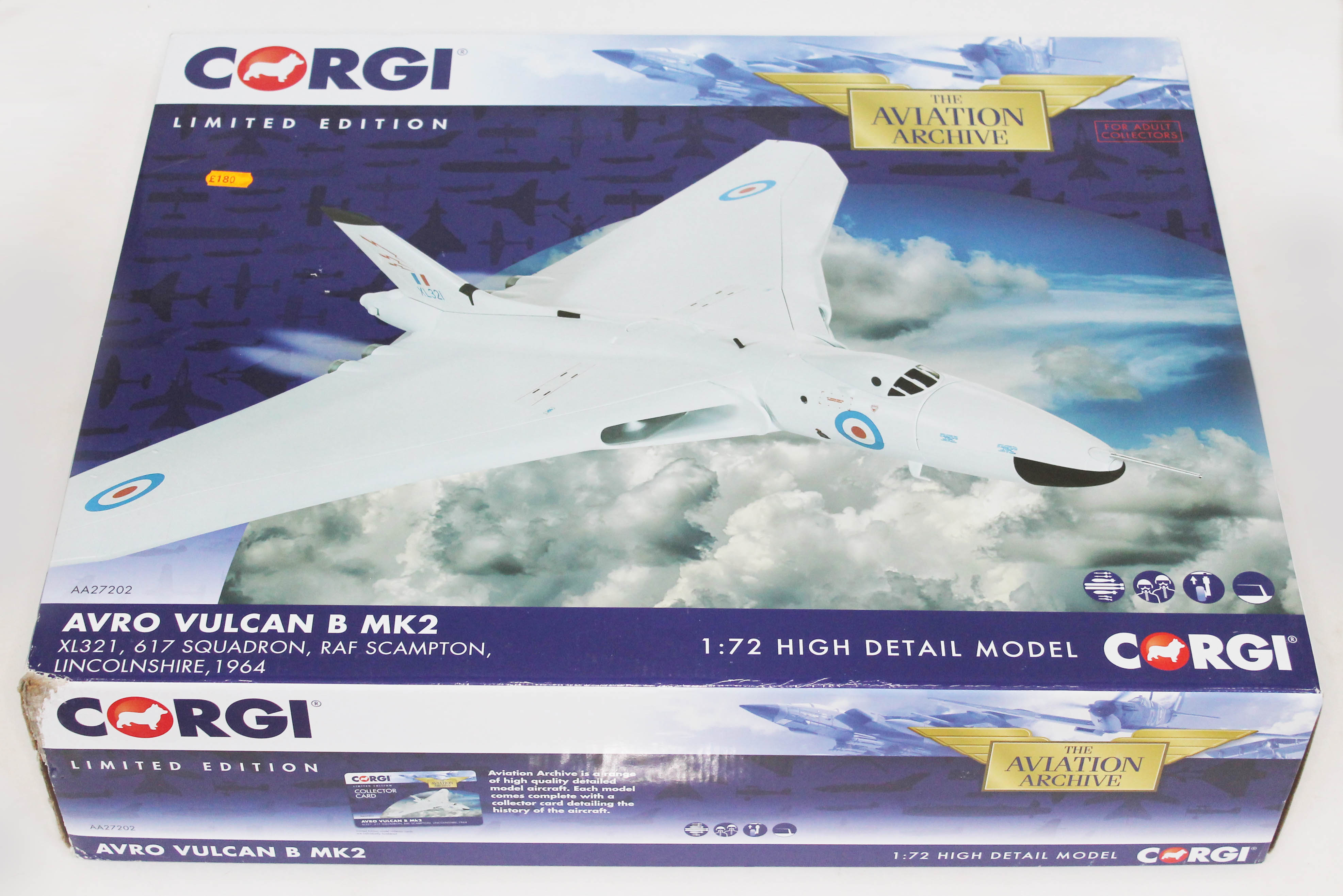 Corgi The Aviation Archive Avro Vulcan B MK2 XL321, 617 Squadron, RAF ...