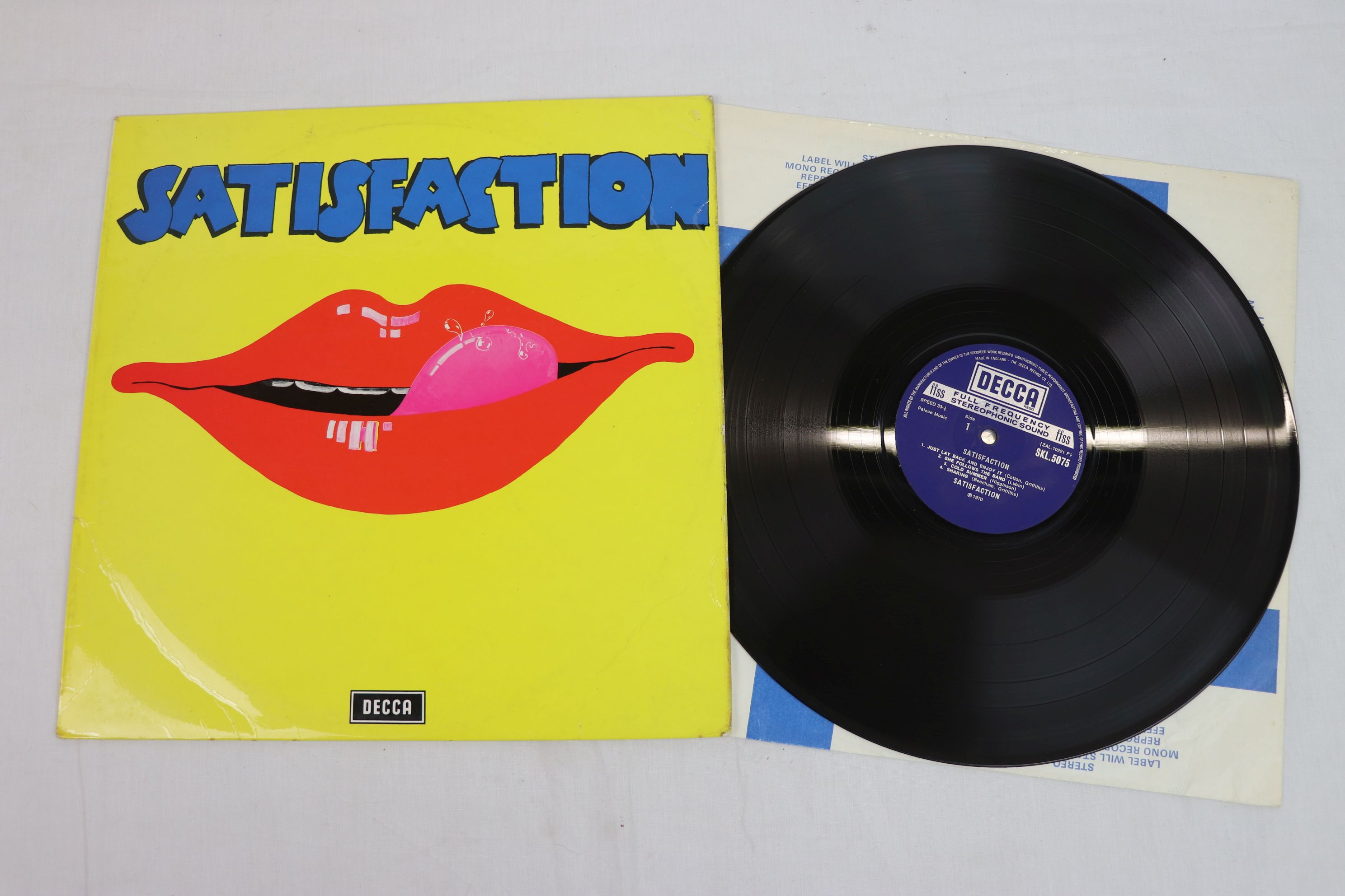 Vinyl - Satisfaction - Satisfaction vinyl LP on Decca SKL.5075. Fornt ...