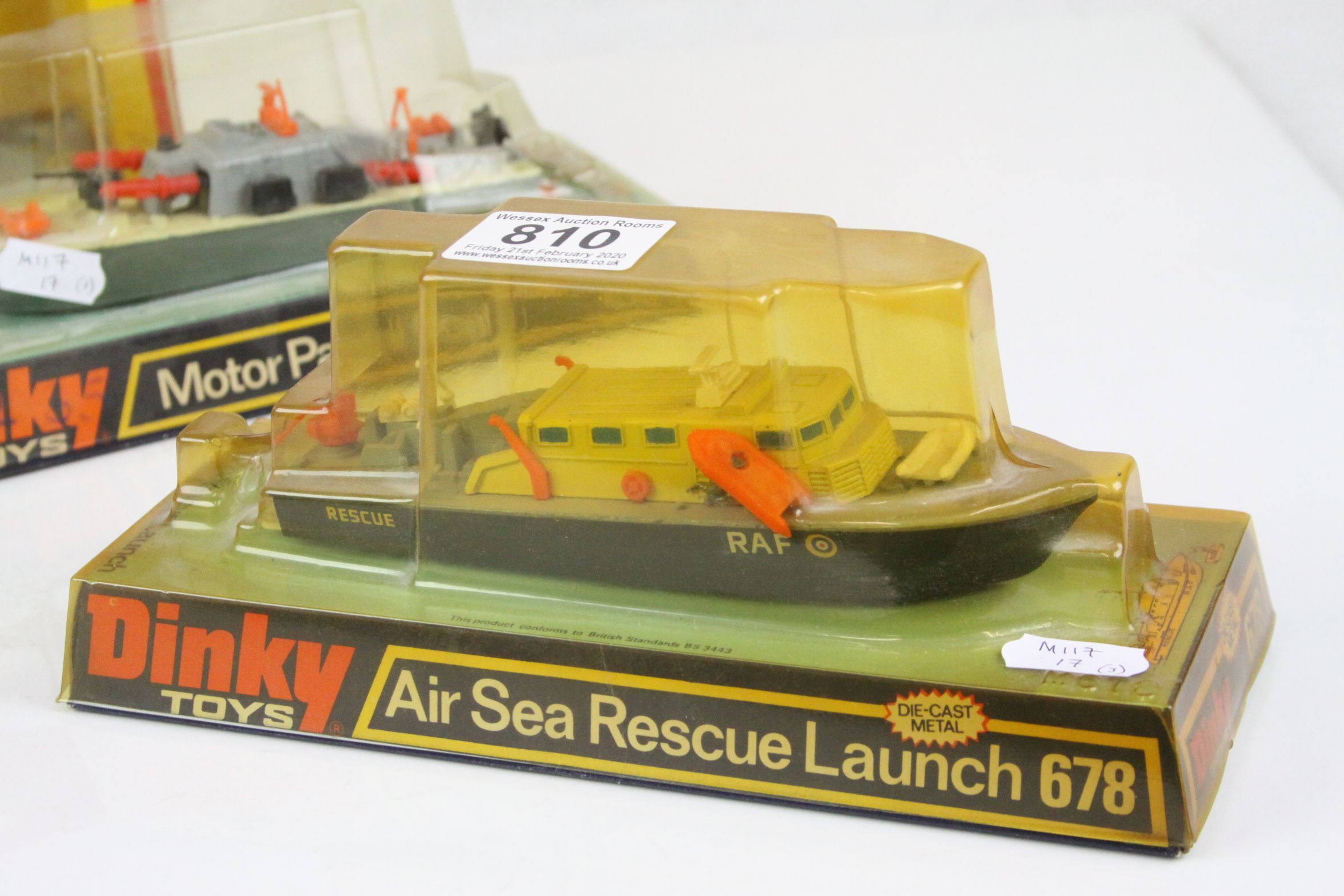 Three boxed Dinky diecast models to include 673 Submarine Cruiser, 678 ...