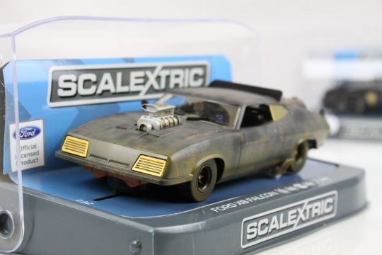 Two cased Scalextric Officially licensed Ford slot cars to include ...