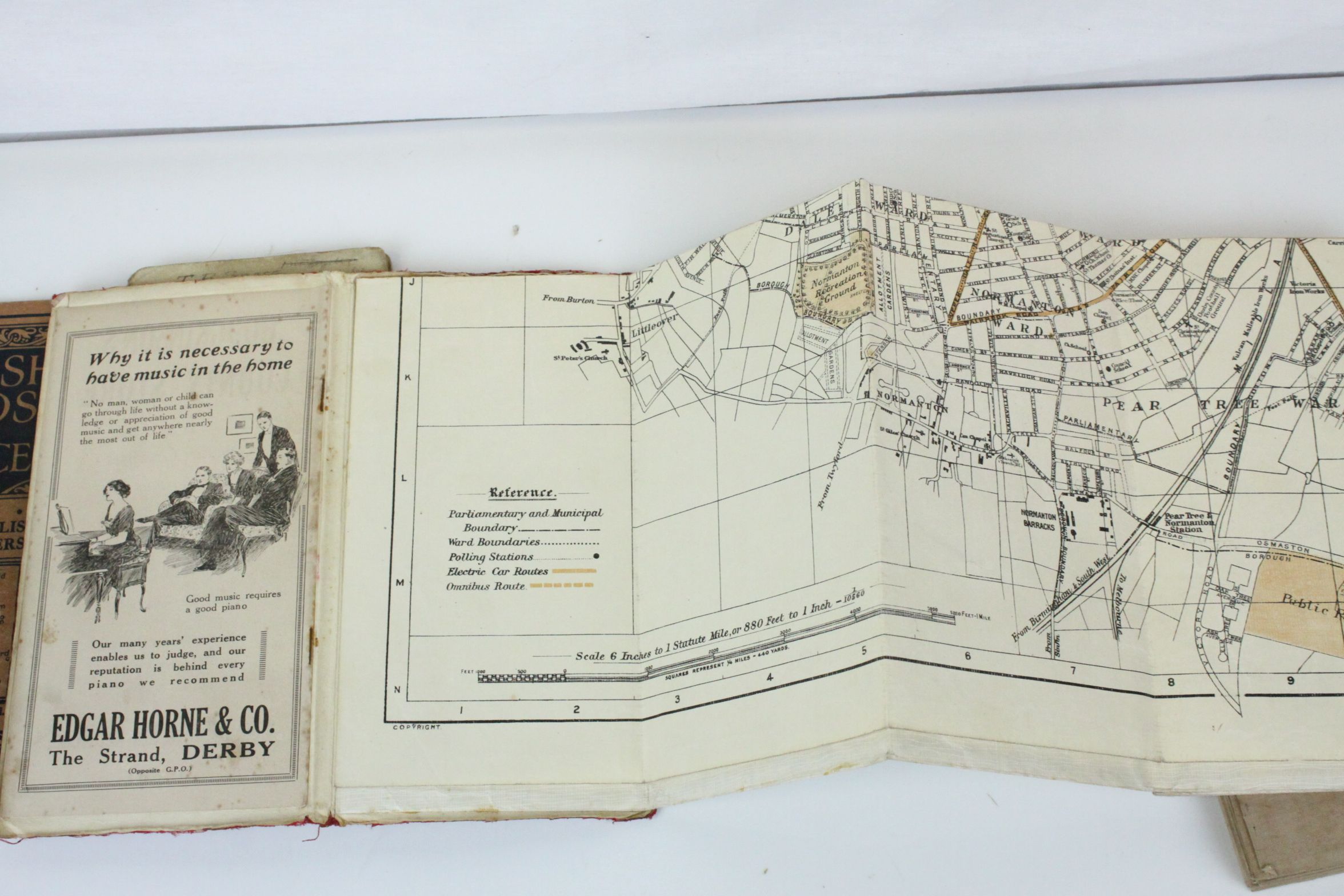 Folder of mainly Early 20th century Folded Cloth Maps including The ...