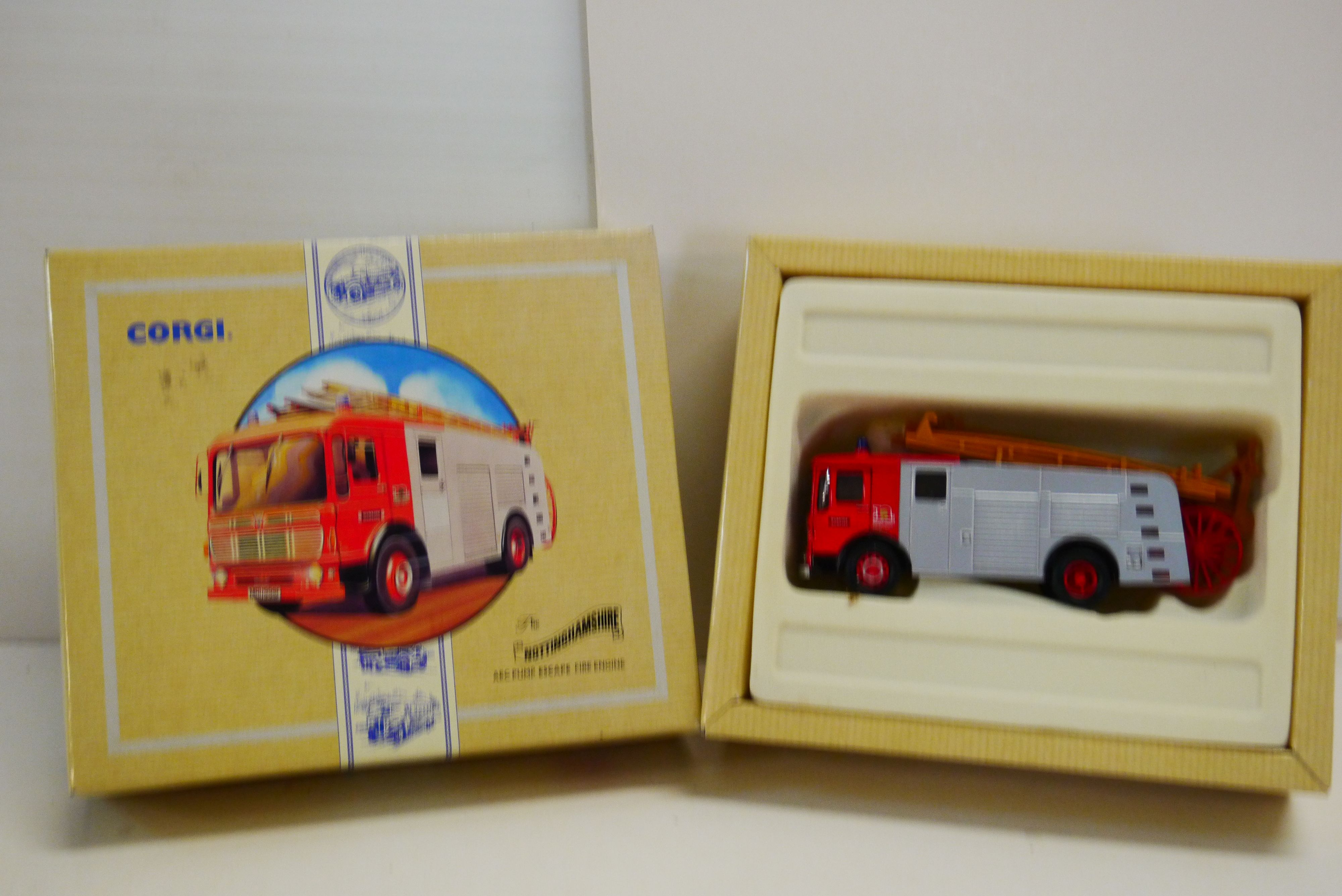 14 x boxed diecast Fire Engines to include Six boxed Corgi diecast ...