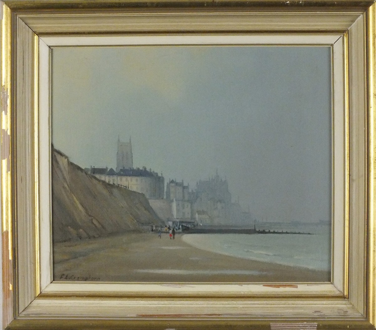 Frank Leslie CRAMPHORNE (British 1918-2000) Sea Mist Cromer. Oil on ...