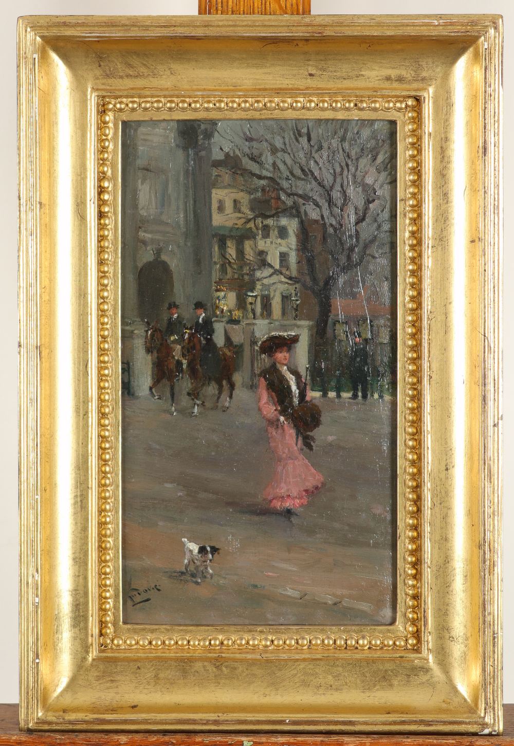 Albert Ludovici Jnr RBA (1852-1932) Marble Arch Signed Oil on panel 23. ...