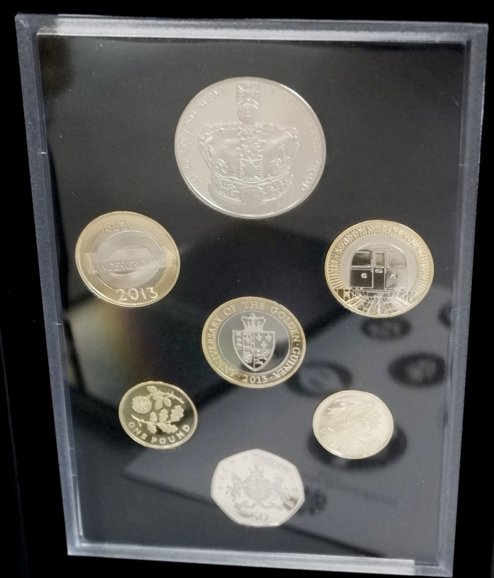 Royal Mint 2013 UK proof collection coin set, 15 coins limited edition ...