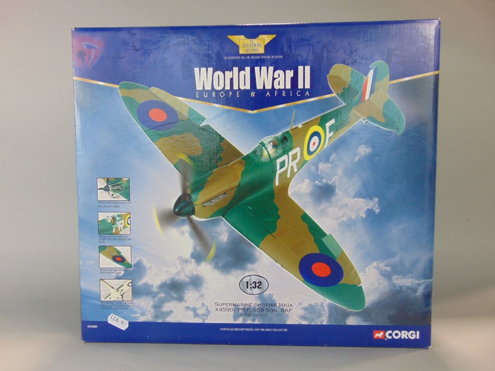 Boxed Corgi die-cast model plane from 'The Aviation archive', AA33900 ...