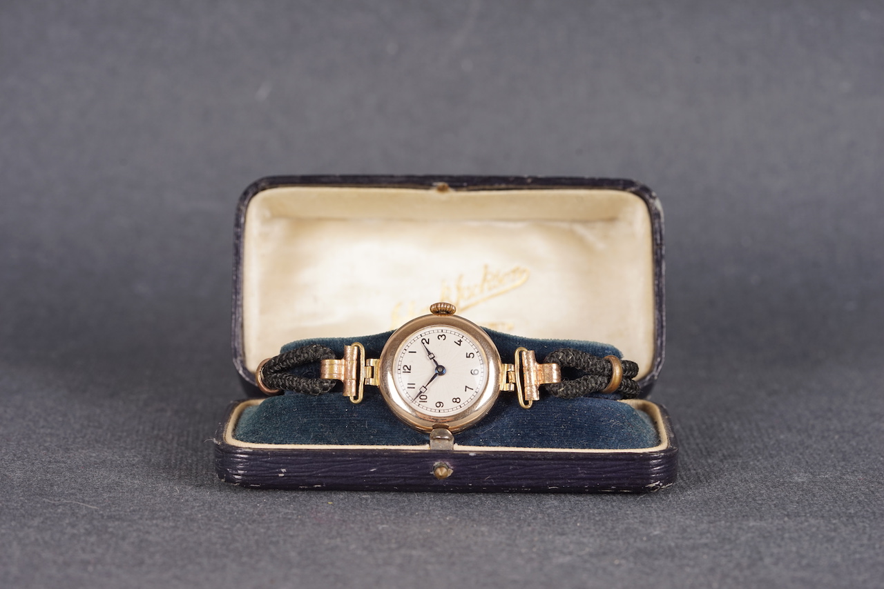 LADIES ROLEX ADMIRALTY 9CT GOLD COCKTAIL WATCH W/ BOX CIRCA 1917 ...