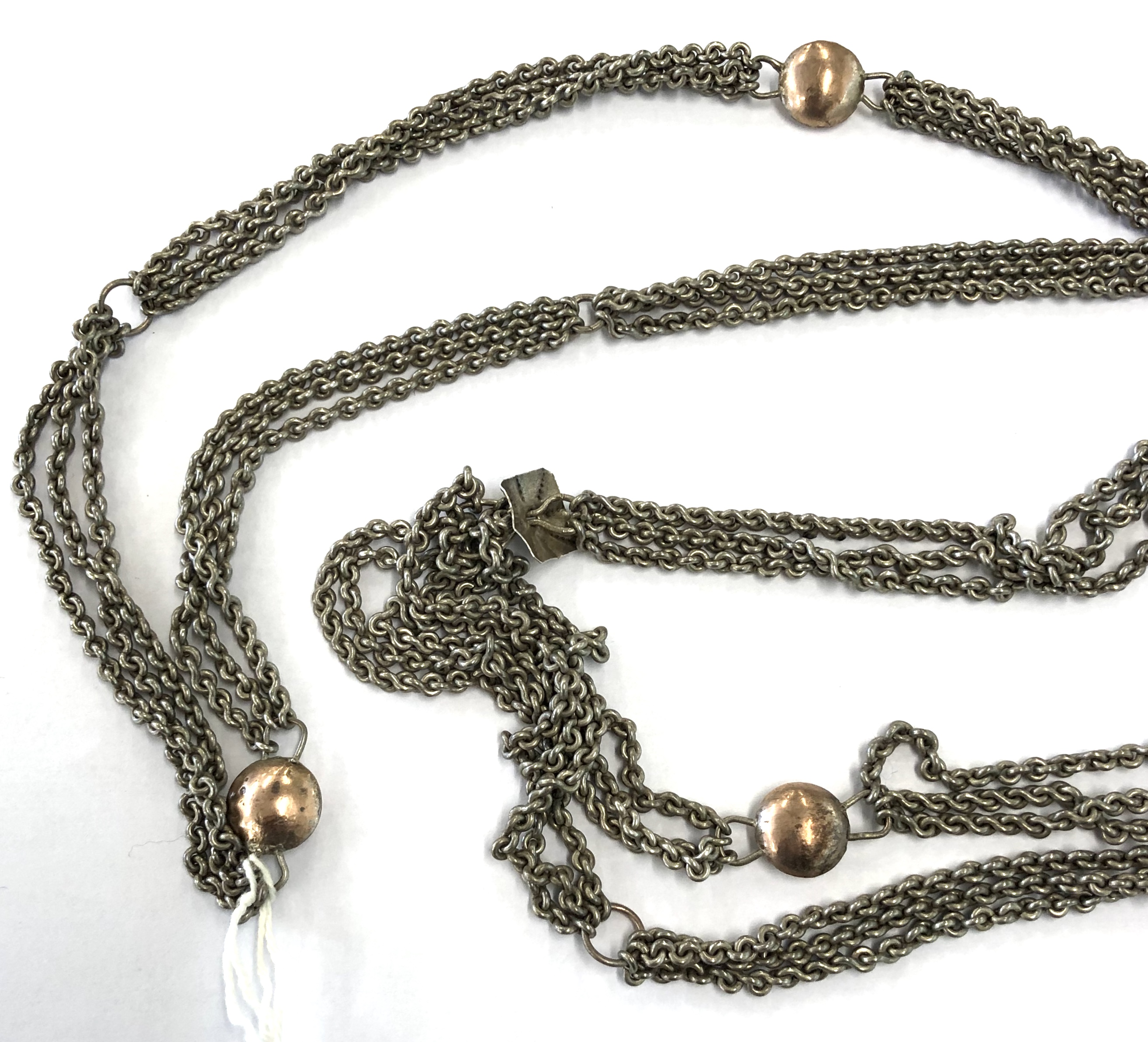 Vintage long chain necklace in the style of a mayoral chain of office.