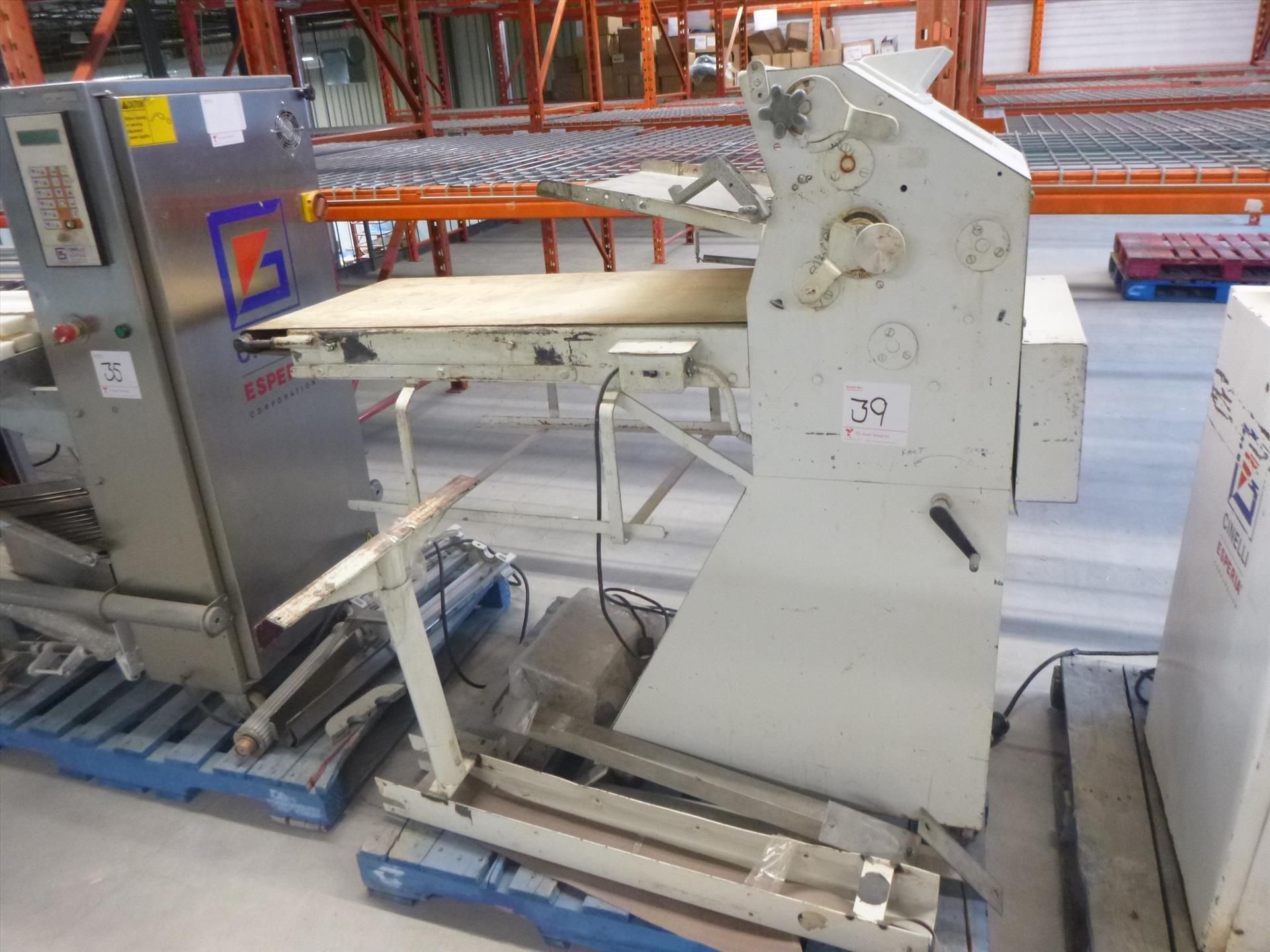 Acme rol-sheeter model 8 S/N 1592