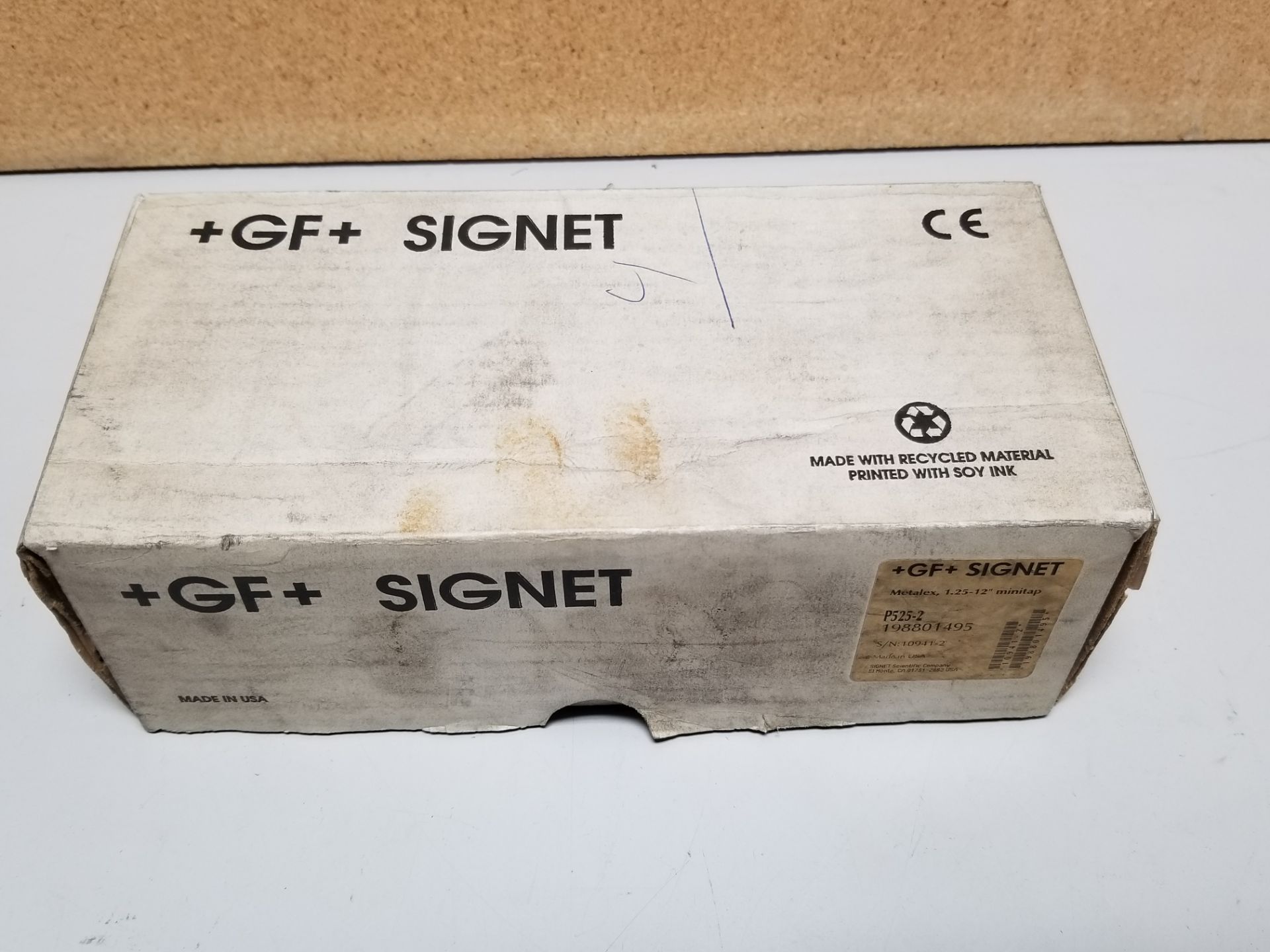 NEW +GF+ SIGNET METALEX PADDLEWHEEL FLOW SENSOR P525-2 19880149523.t.b2.26