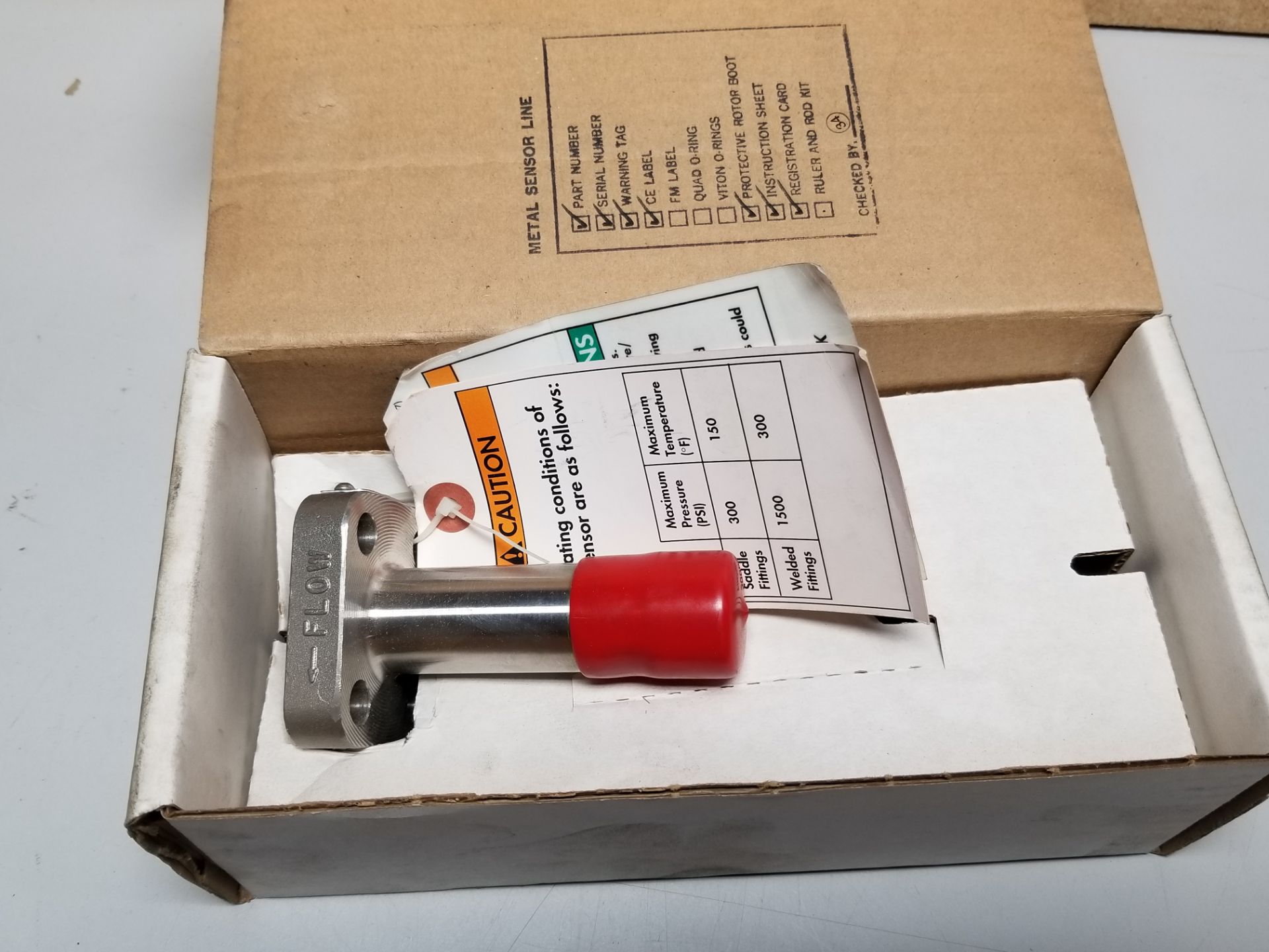 NEW +GF+ SIGNET METALEX PADDLEWHEEL FLOW SENSOR P525-2 19880149523.t.b2.26