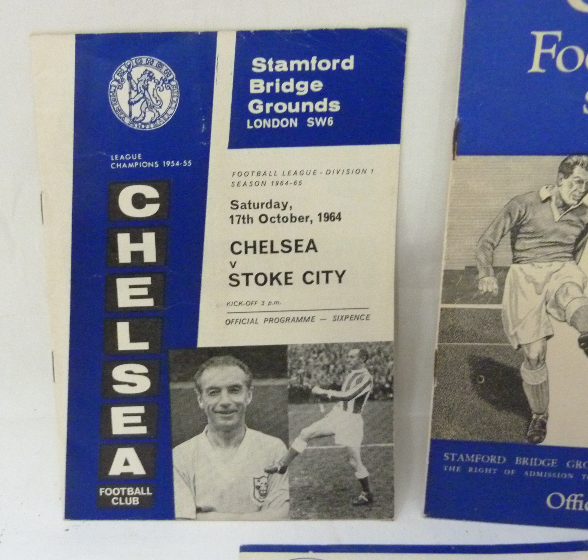 Football Programmes - Chelsea. -v- C.D.S.A., Moscow, November 7, 1957 ...