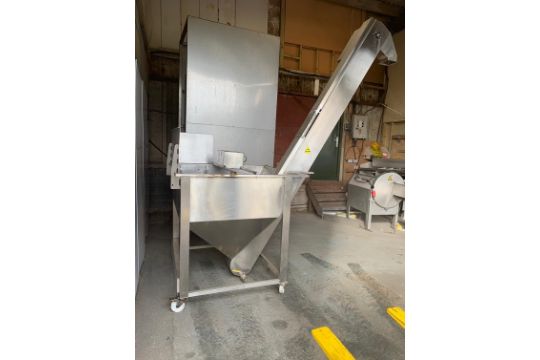 De-oiling system previously used for crisp production, comprising of: 1 ...