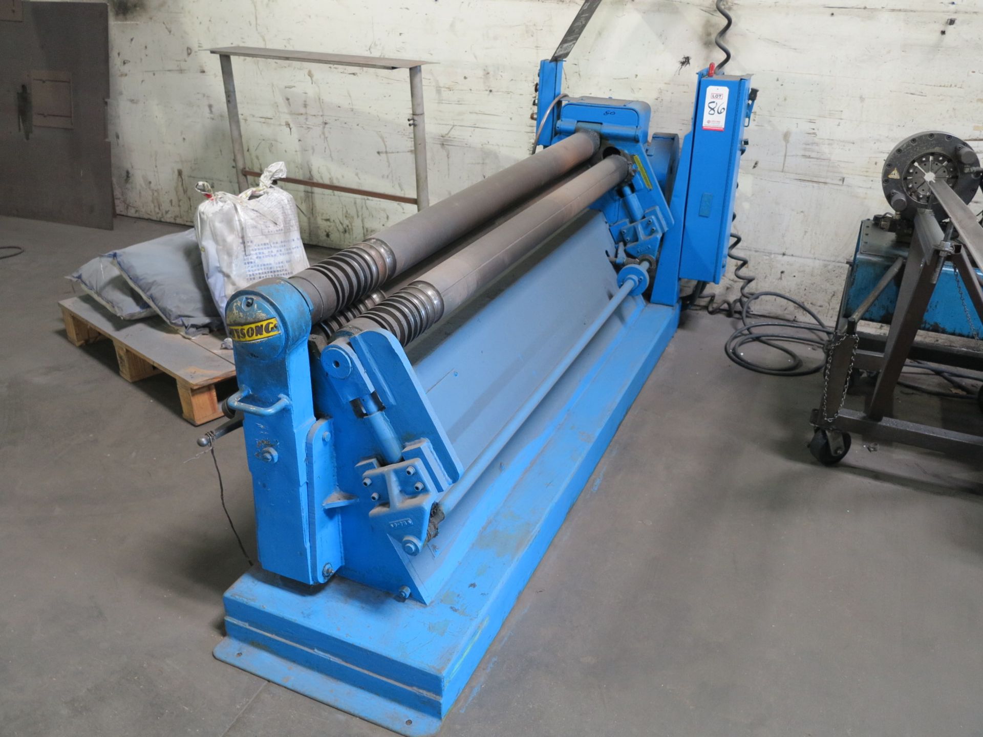 WYSONG PLATE ROLL, 16 GA X 6', MODEL B-72, MULTIPLE ROD ROLLING ...