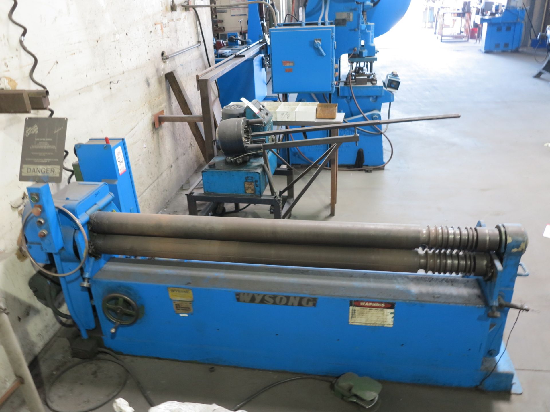WYSONG PLATE ROLL, 16 GA X 6', MODEL B-72, MULTIPLE ROD ROLLING ...