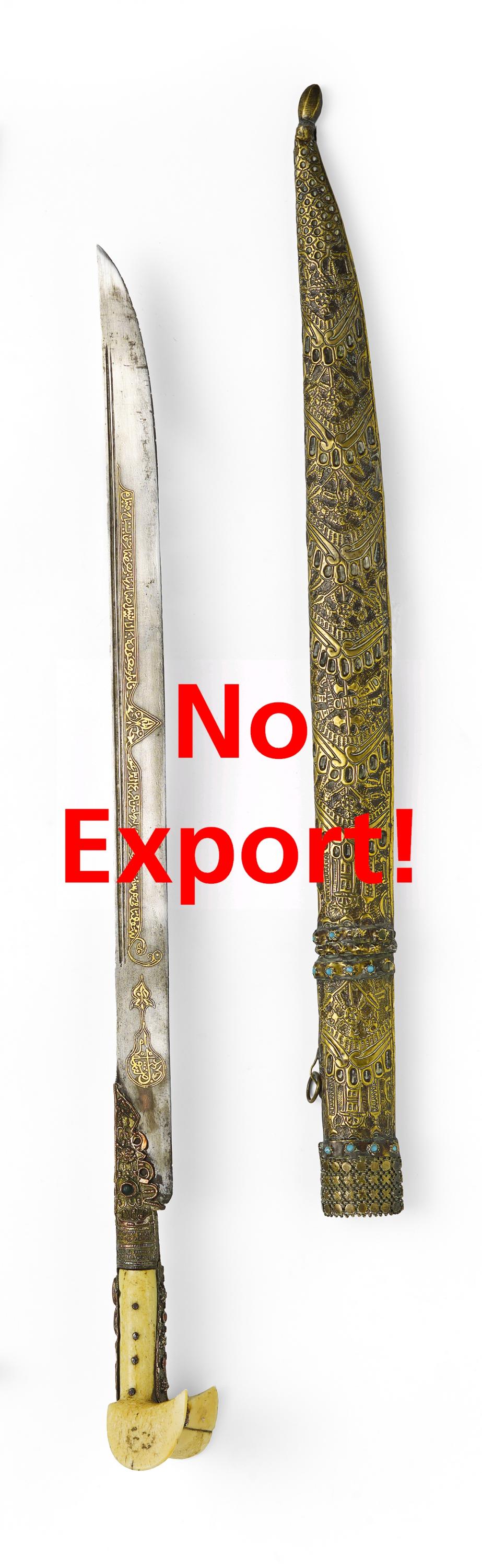 SPLENDID YATAGAN SWORD. Origin: Ottoman Empire (1299-1922). Balkan ...