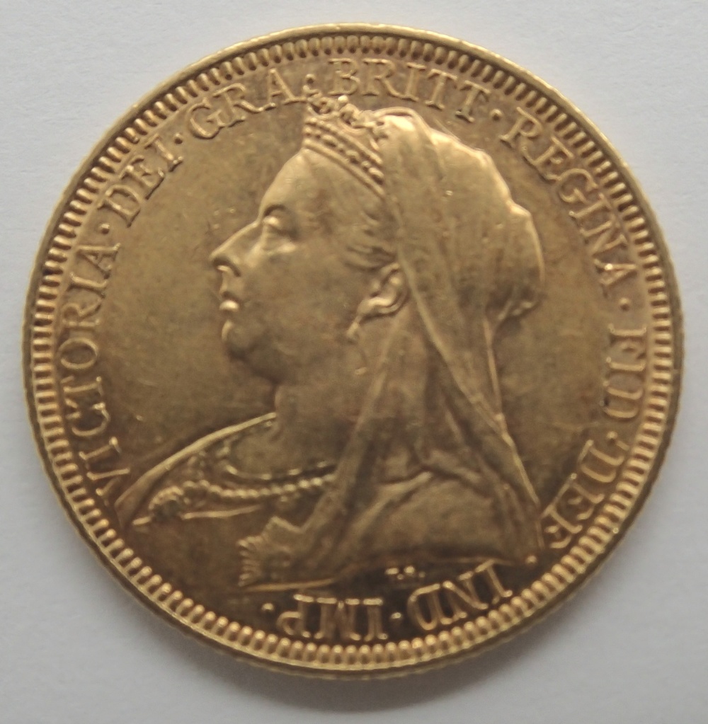 1894 Victoria old head sovereign