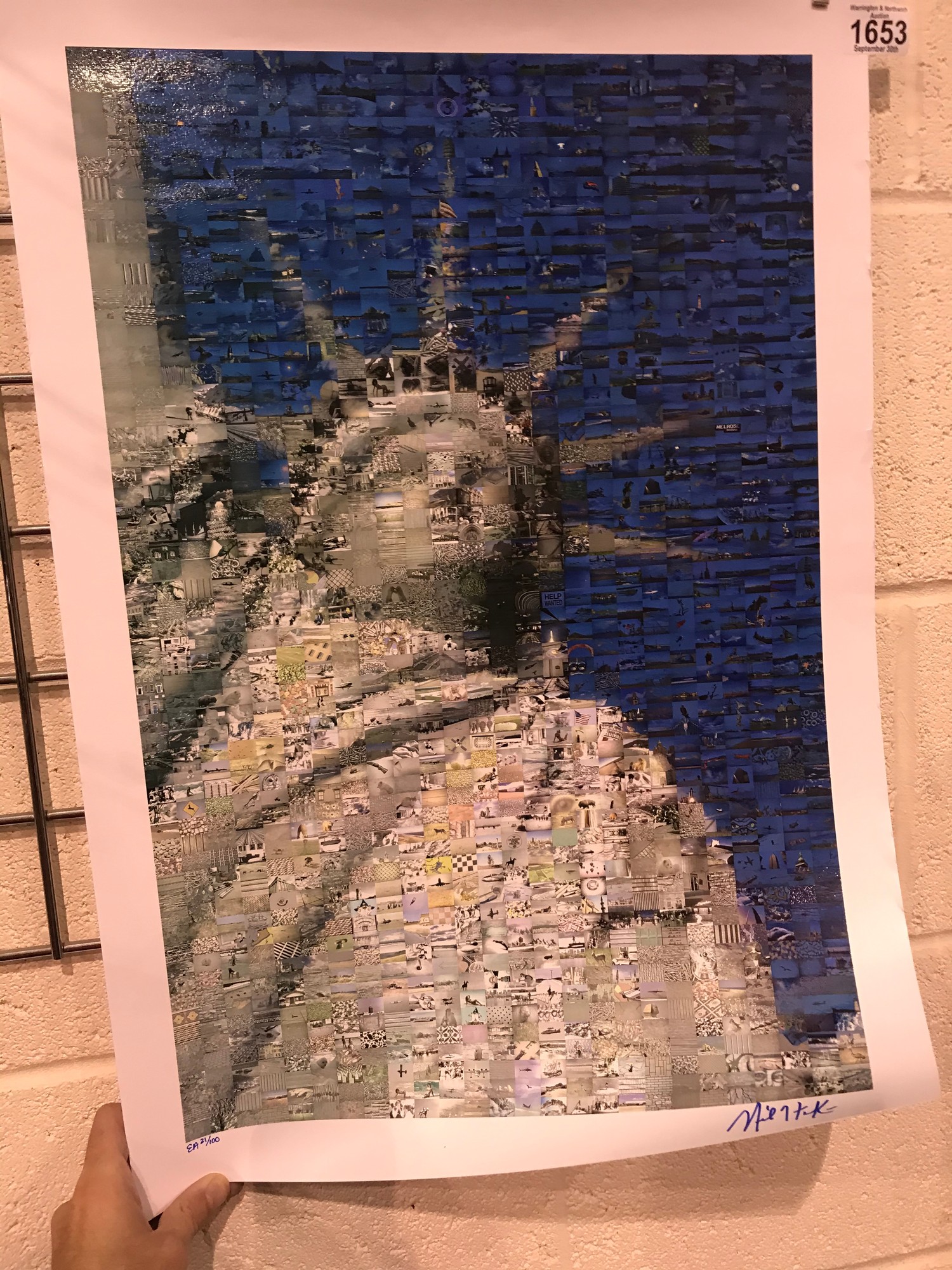 Neil Farkas serigraph Liberty, limited edition 31/100 signed by artist ...