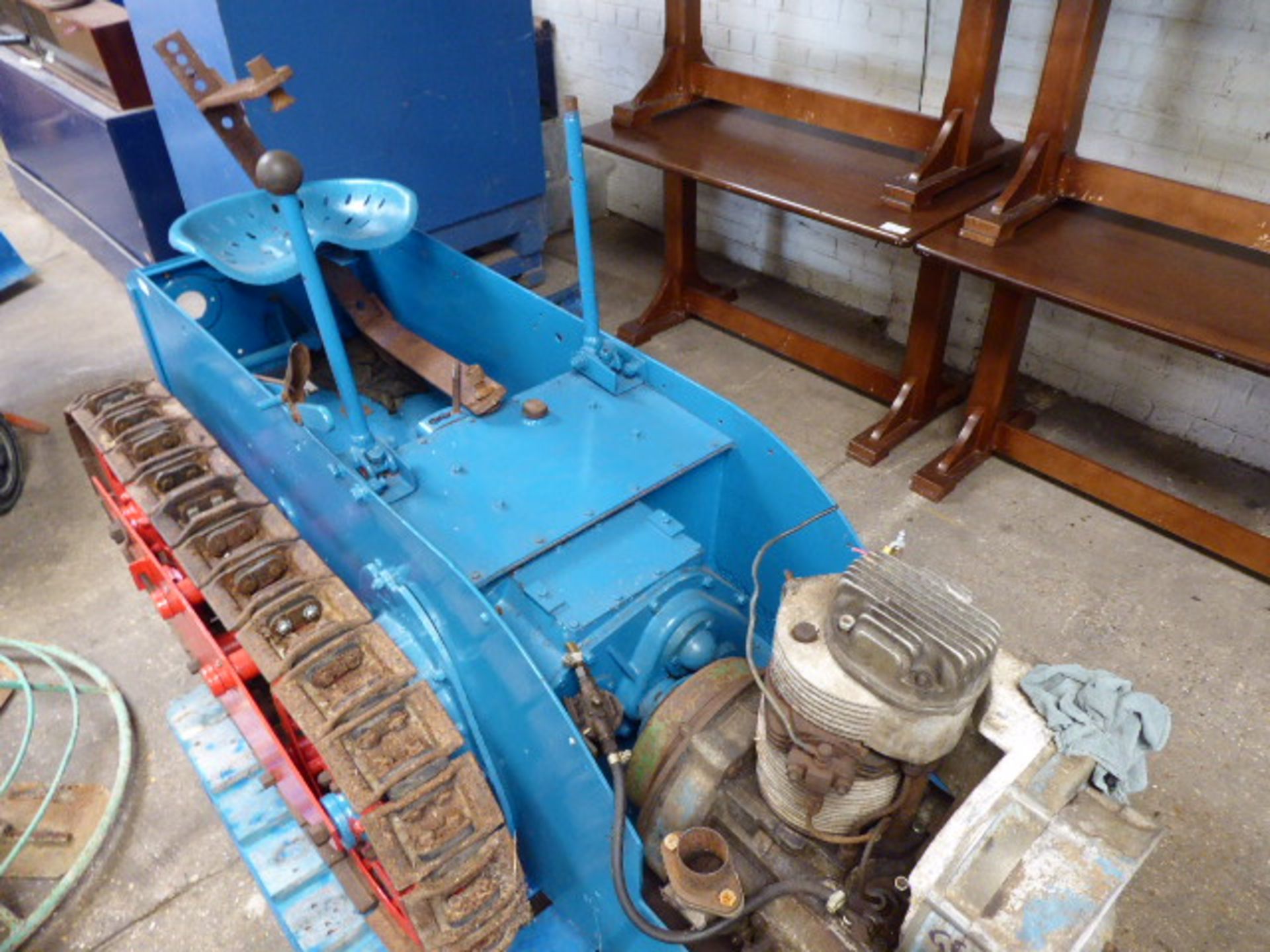 Ransomes MG tracked crawler with 2 stroke diesel engine