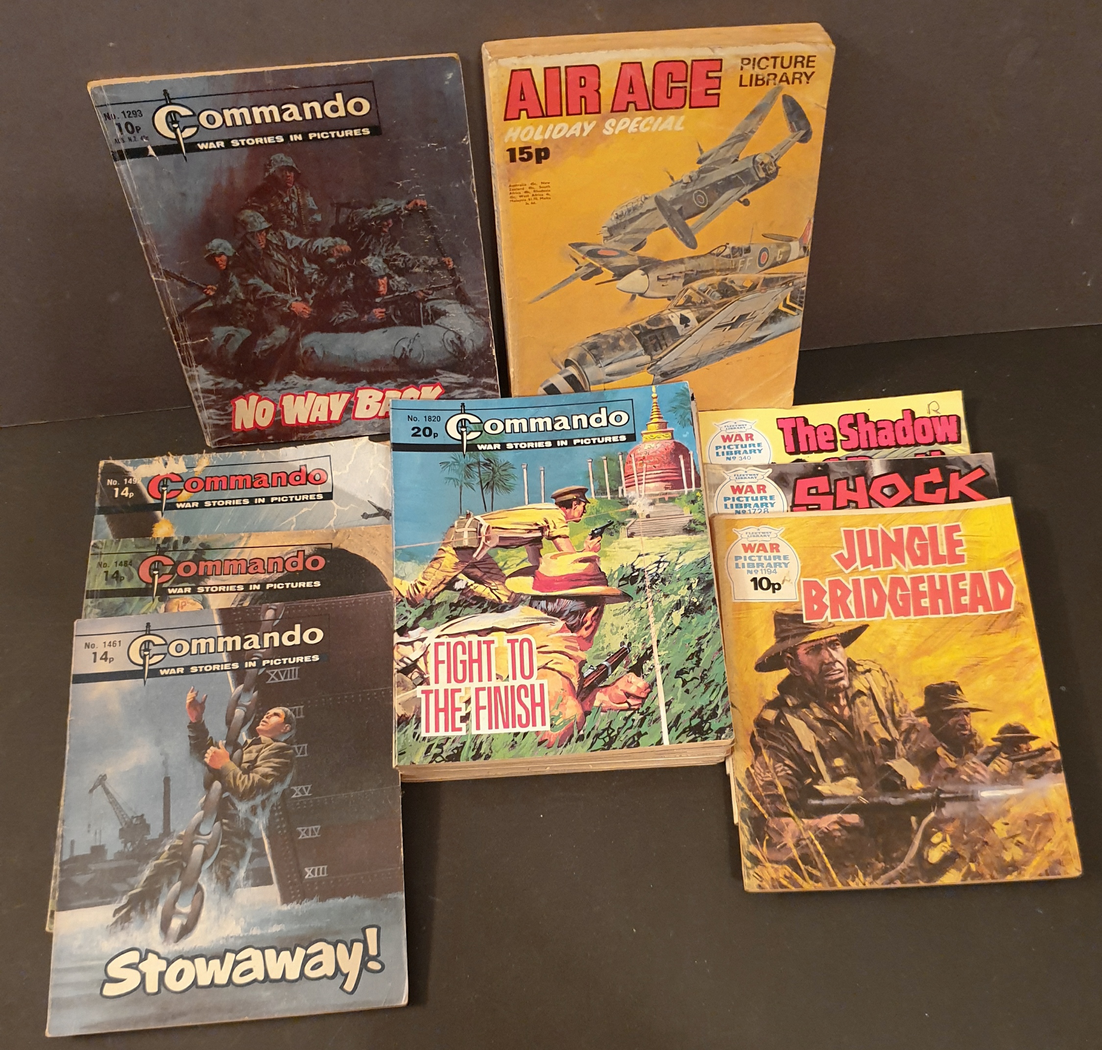Vintage Retro 15 x Collectable Commando Magazines Includes War Picture ...