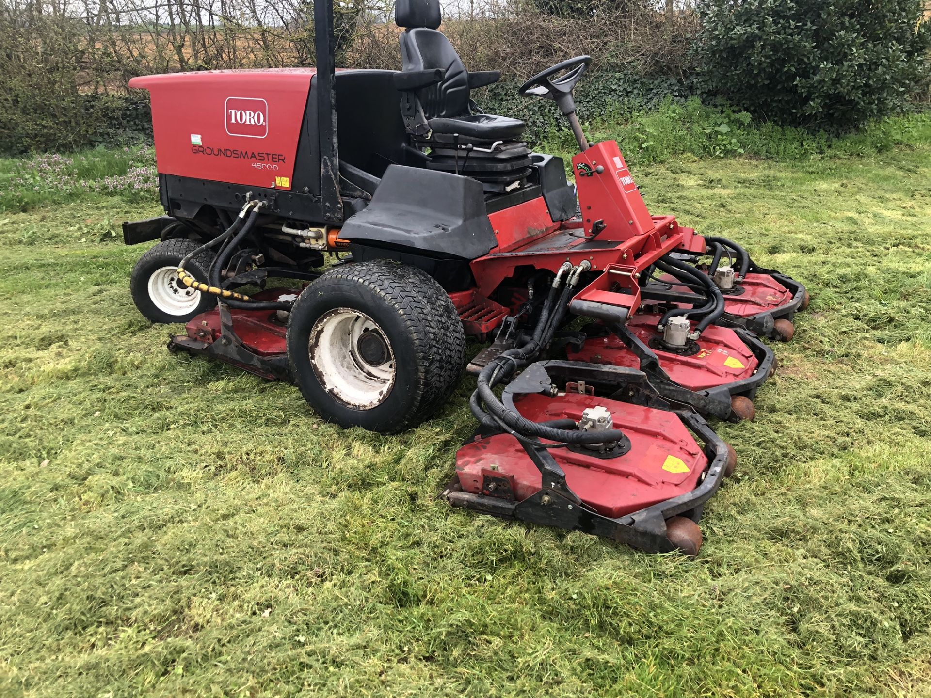 Toro Ground Master 4500D Ruff Cutter Hydraulic oil changed with new ...