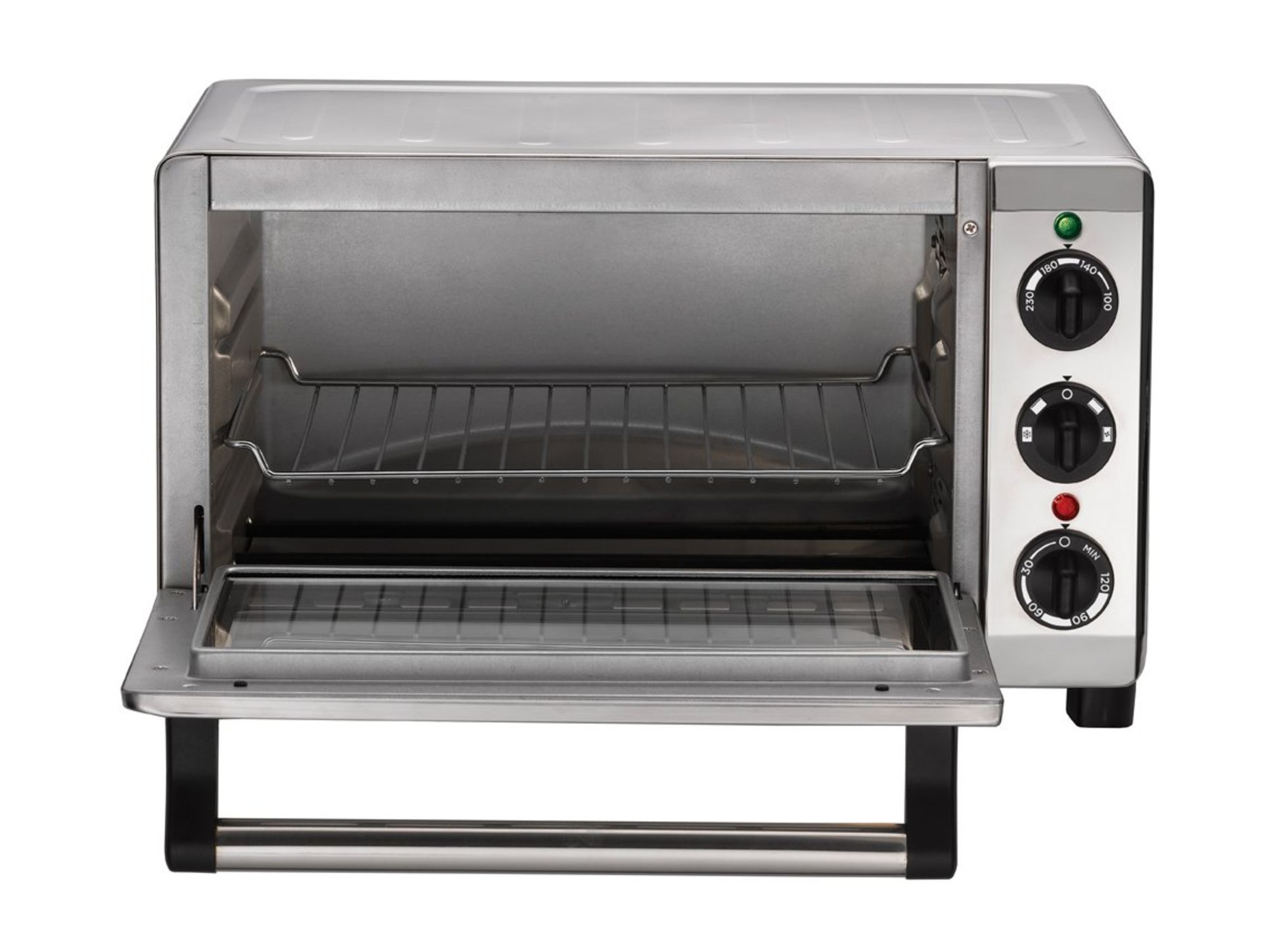 (T173) 1 x GRADE B - Dualit 89200 Mini Oven, 18 L, 1300 W - Chrome ...