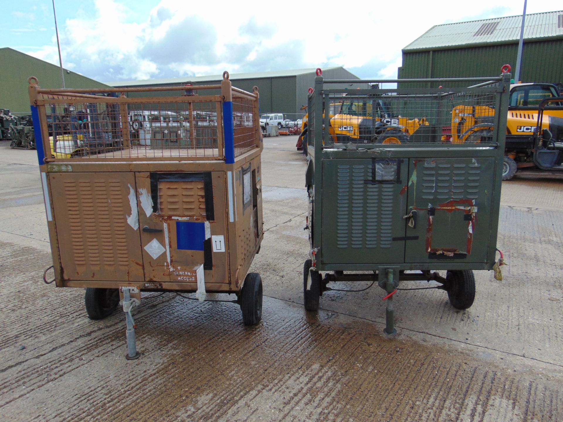 You are bidding for 2 x Hunting Engineering Single Axle Trailers with ...