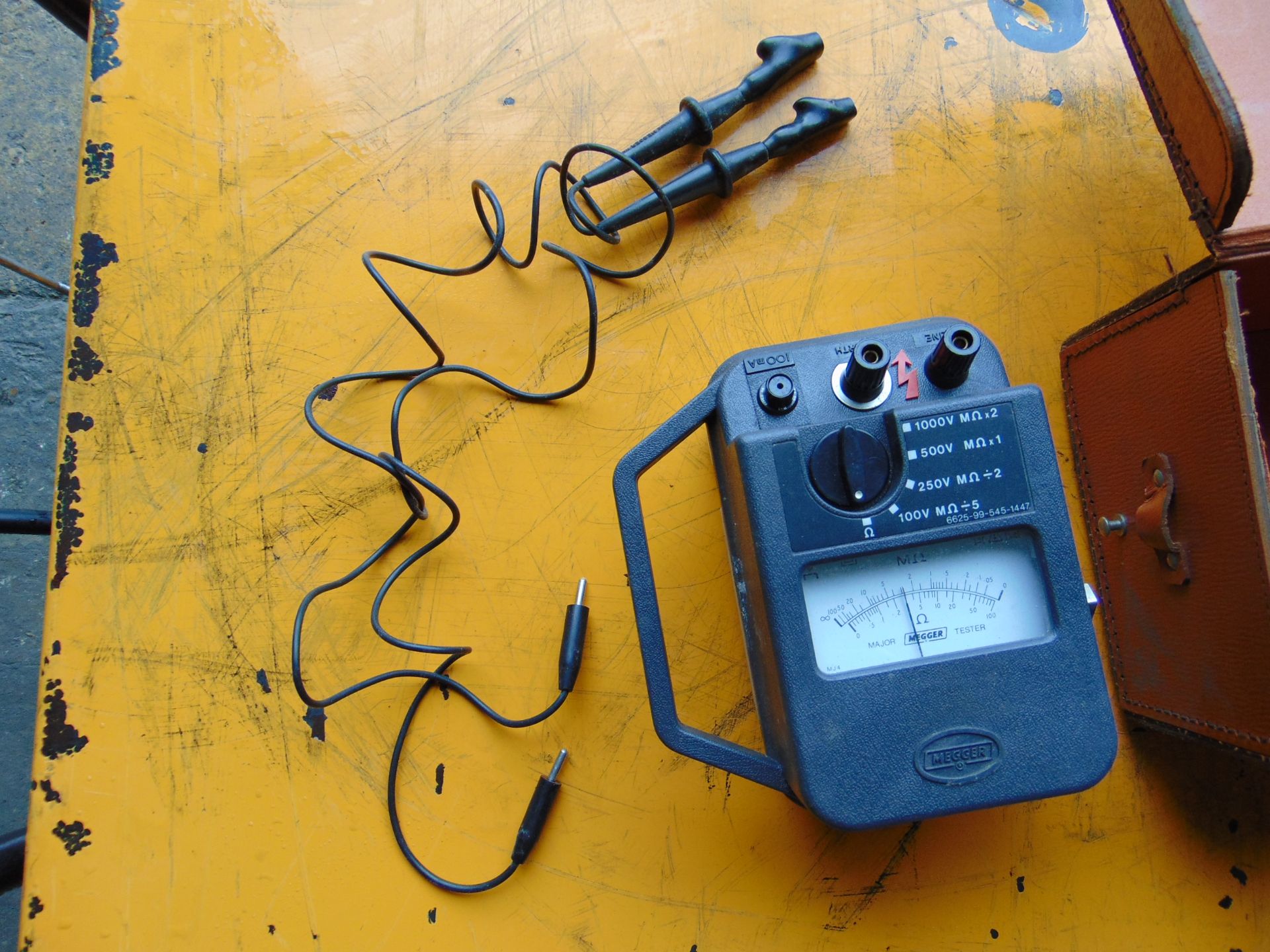 You are bidding on a Megger Major MJ4/2 Hand Cranked Insulation Tester ...
