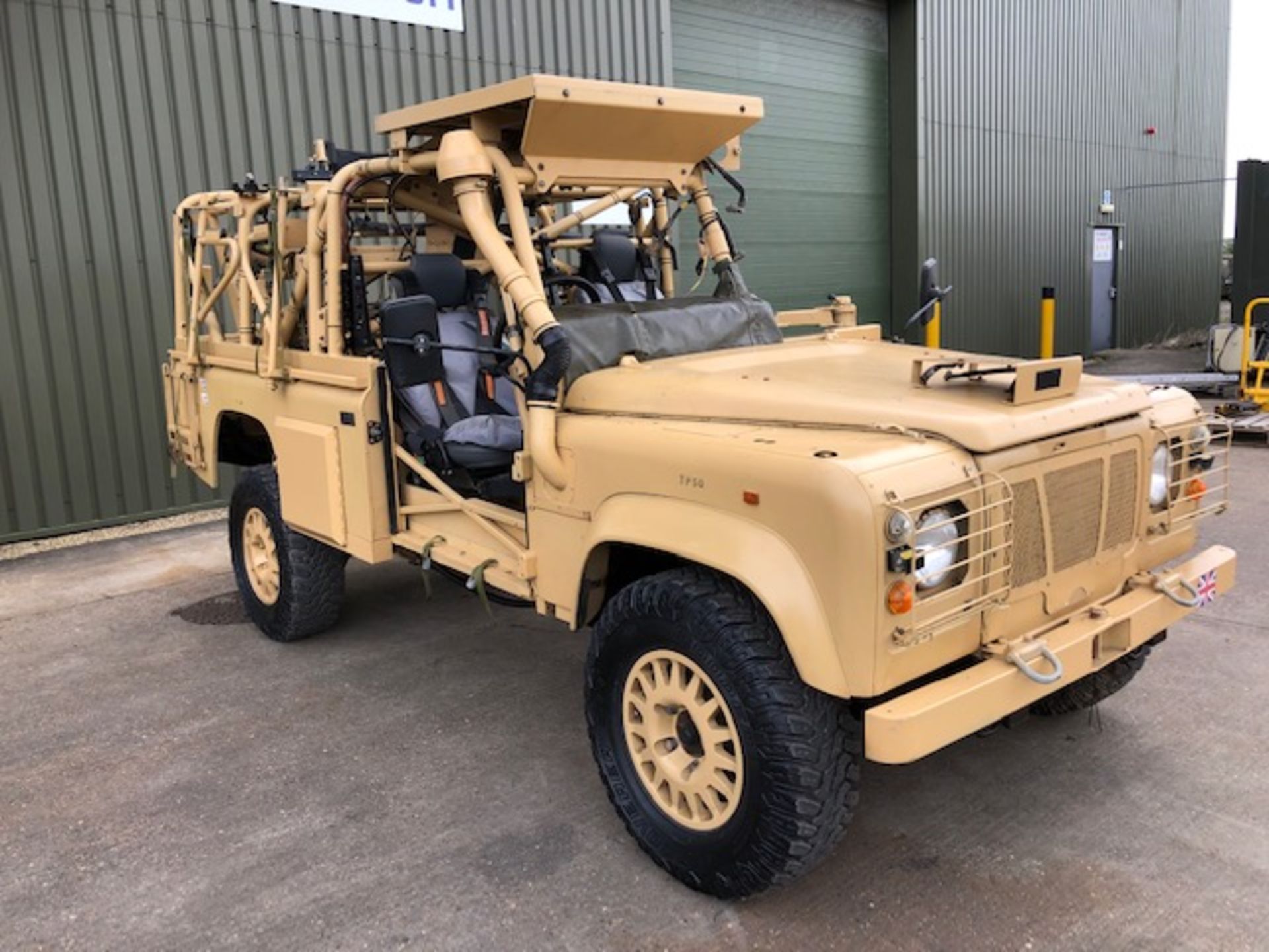 You are bidding on a recently released from the UK MoD a Land Rover ...