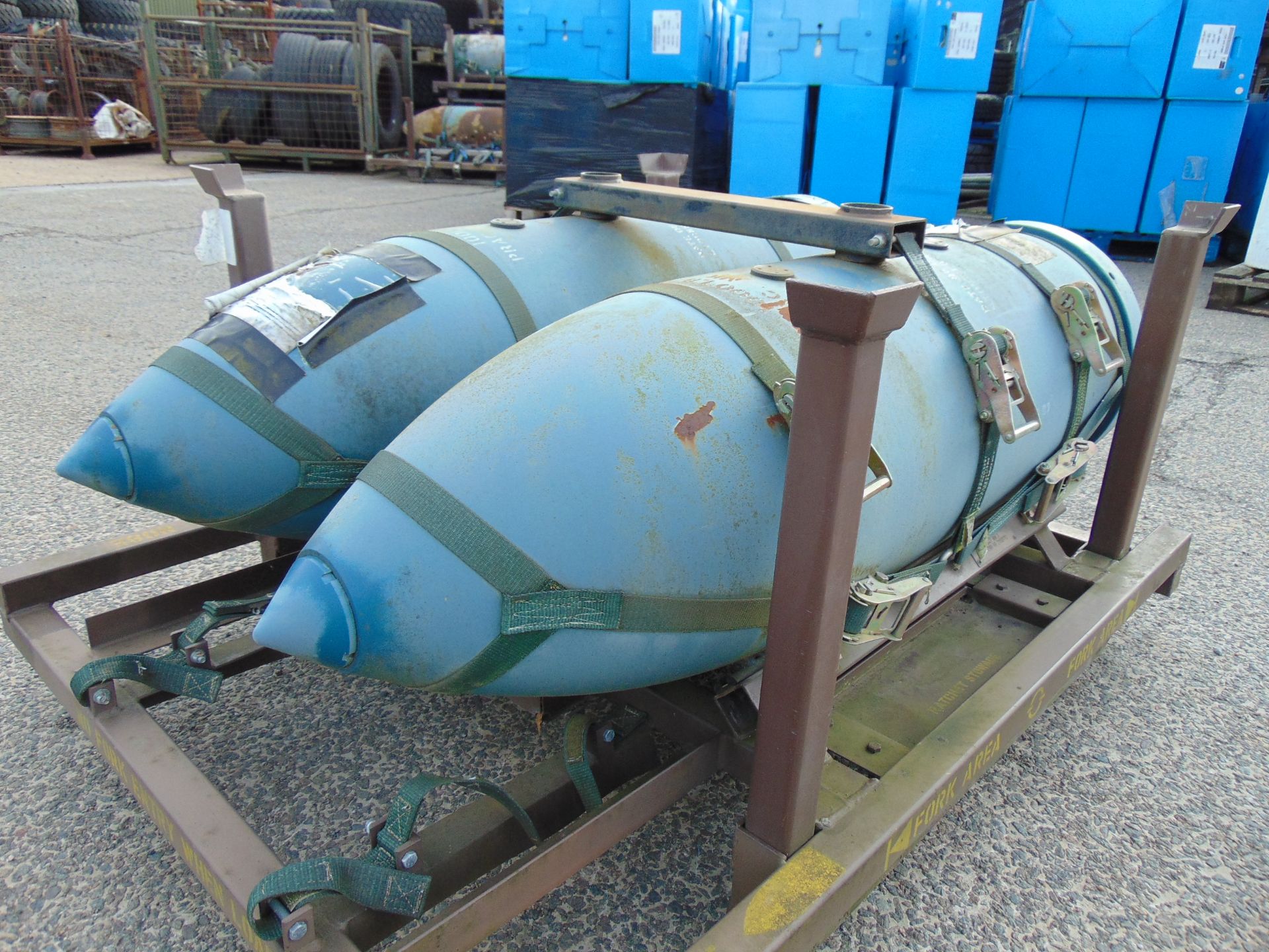 You are bidding on 2 x Ex Reserve Harrier 1000lb Practice Bombs as ...