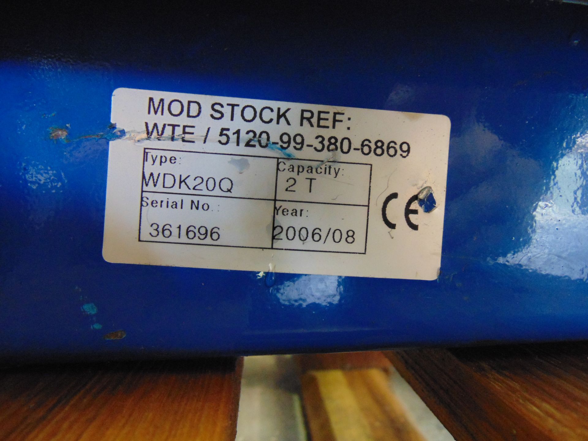 You are bidding on a Weber Hydraulic WDK20 2Ton Workshop Trolley Jack ...