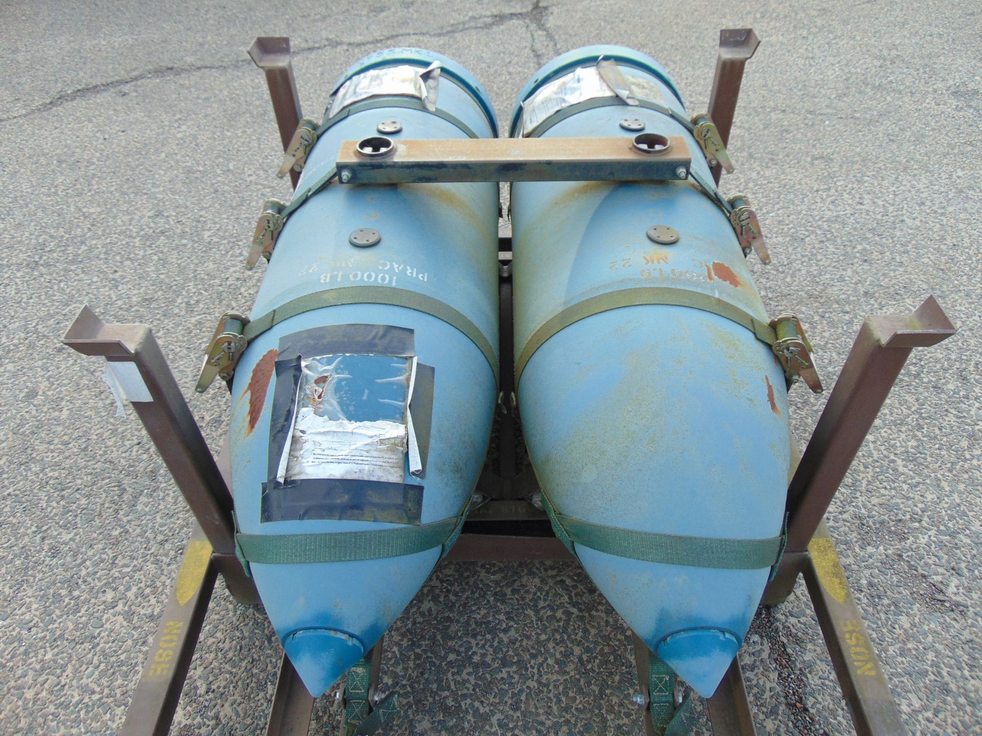 You are bidding on 2 x Ex Reserve Harrier 1000lb Practice Bombs as ...