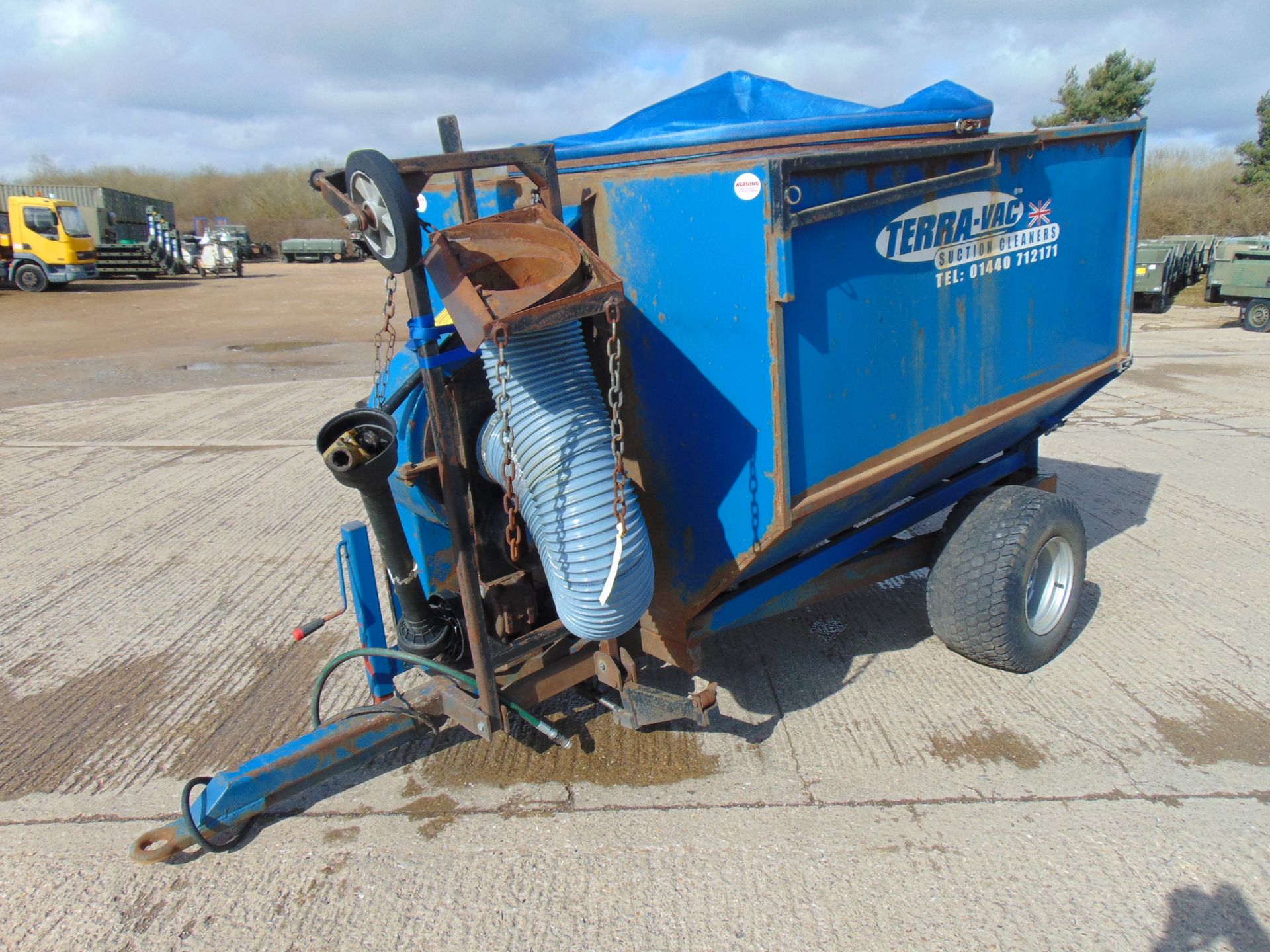 You are bidding on a Terra-Vac PTO Driven Paddock Vacuum Suction ...