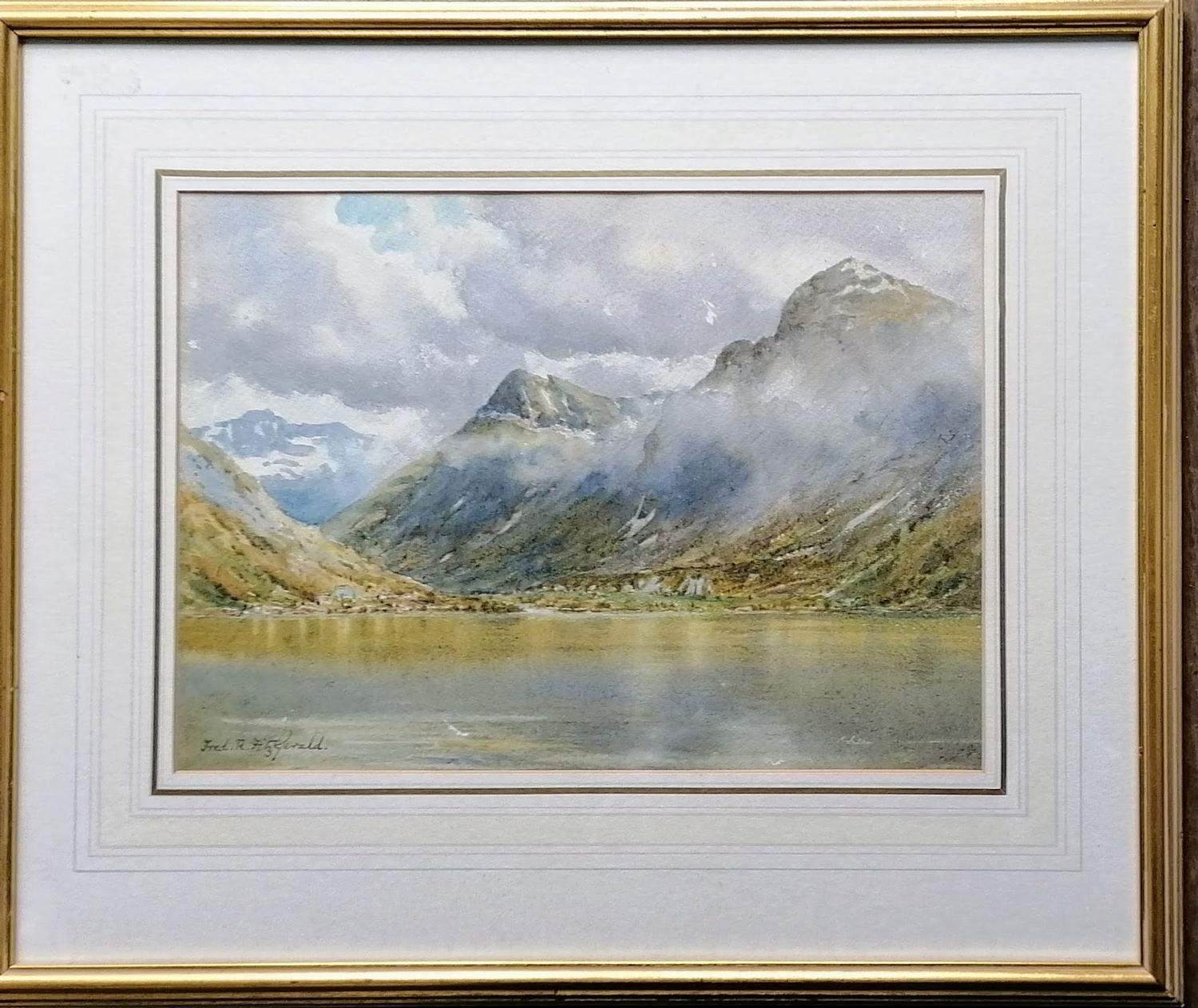 Frank Wilding, THE CALM BEFORE THE STORM, watercolour, 26.5 x 35.5 cm ...