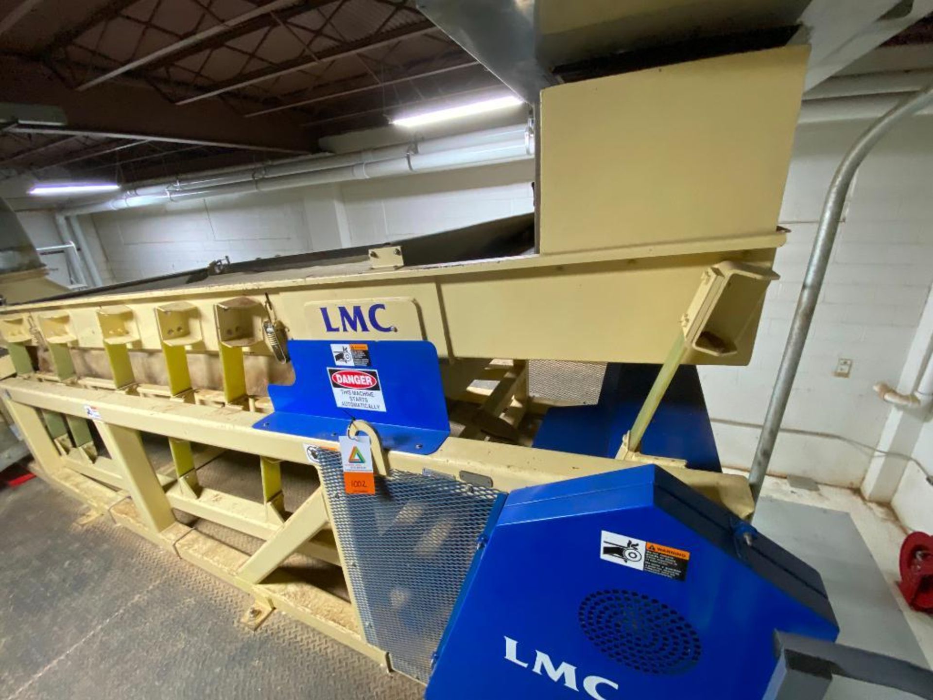 LMC vibratory nut scalping deck, 10 ft. x 5 ft., model 6010P, sn 1052 ...