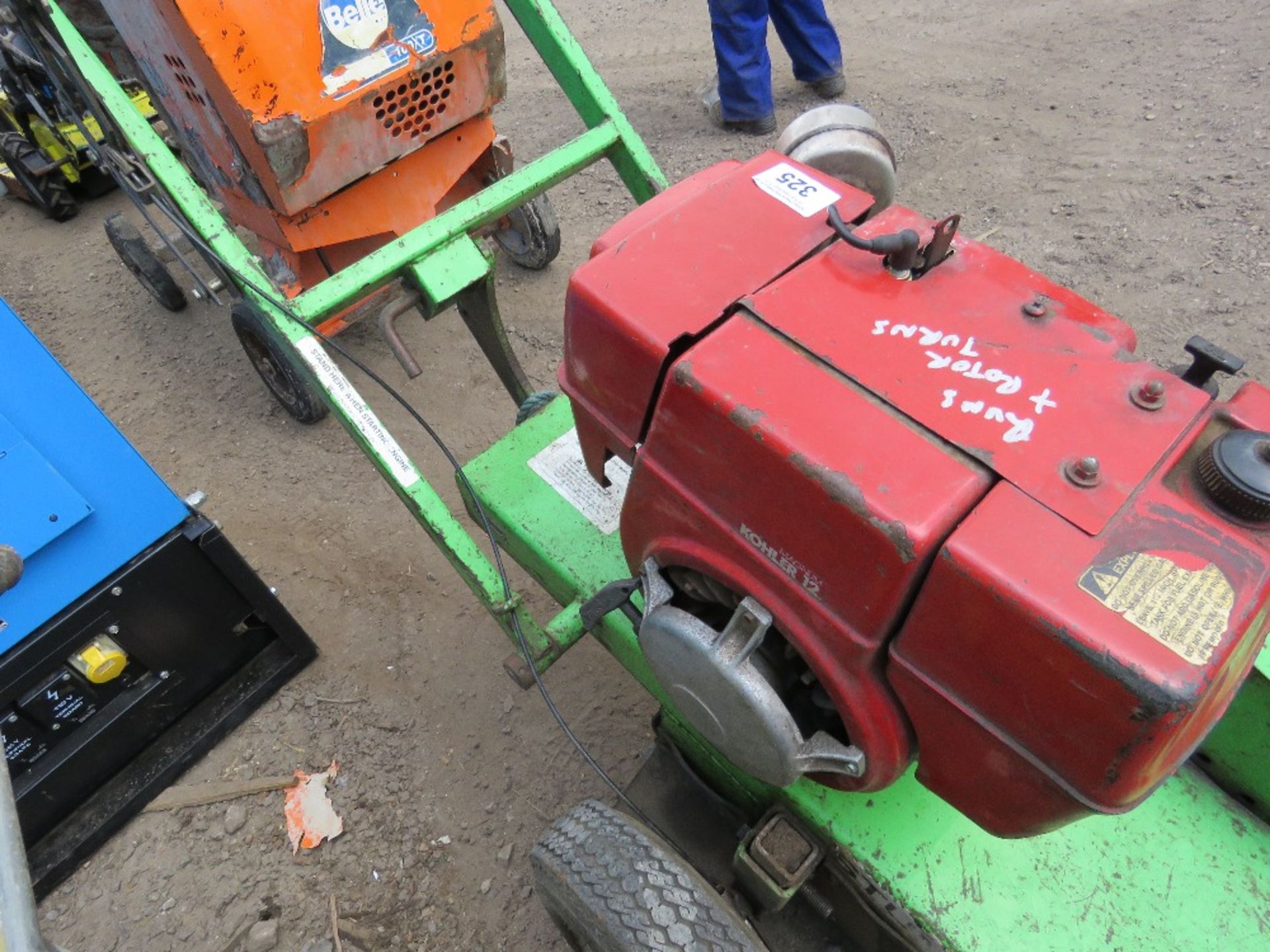 PROMARK HEAVY DUTY PETROL ENGINED STUMP GRINDER. WHEN TESTED WAS SEEN ...