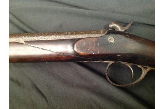 A single barrel Percussion Cap Shotgun with 101cm long barrel, approx ...
