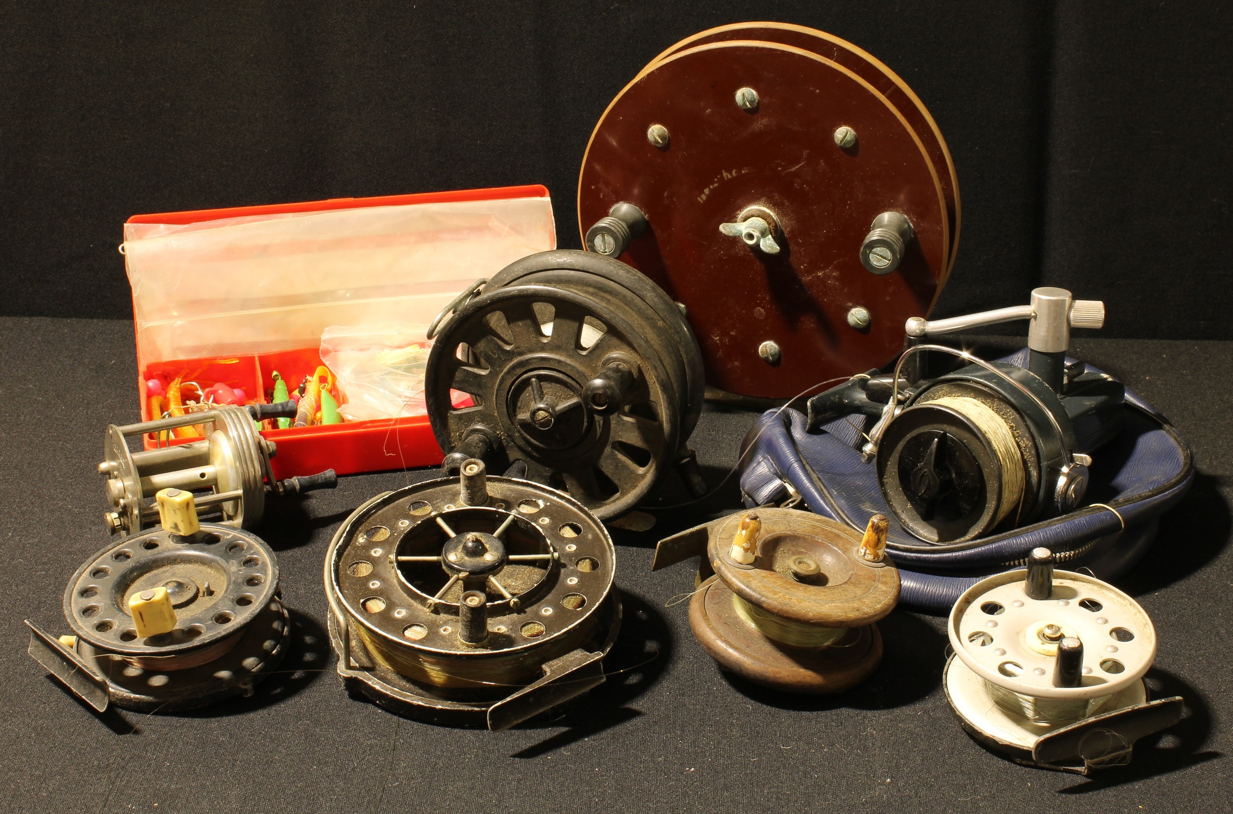 Fishing - eight reels, including Svangsta Sweden Record fly fishing ...