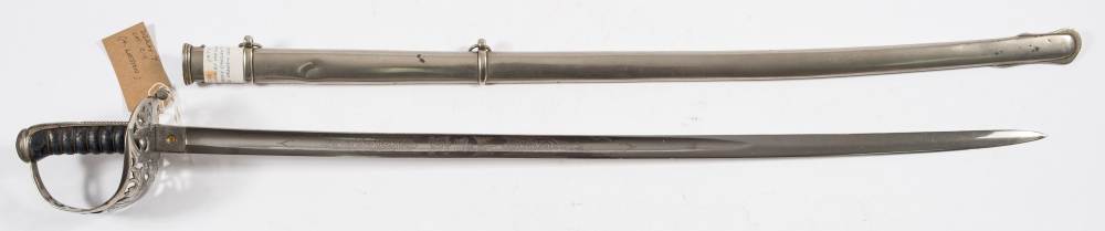 A Victorian 1877 pattern Heavy Cavalry Officers sword by Henry ...