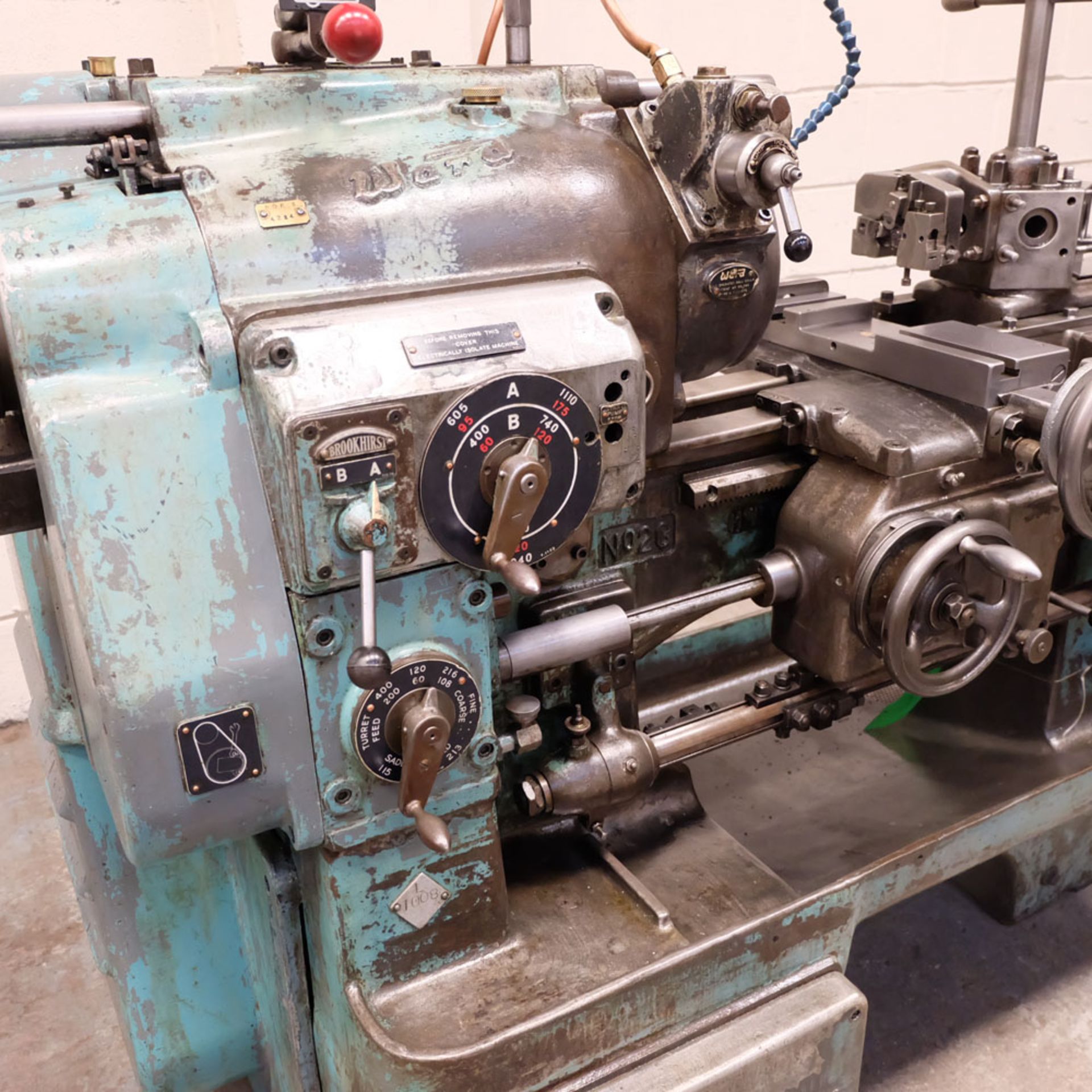 Ward 2 C Capstan Lathe. With Collet Chuck. Swing Over Bed 12 3/4 ...