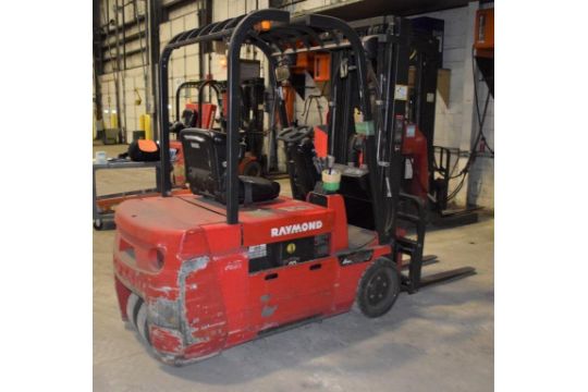 (1) Raymond Approximate 4000# Capacity Sit Down Electric Forklift ...