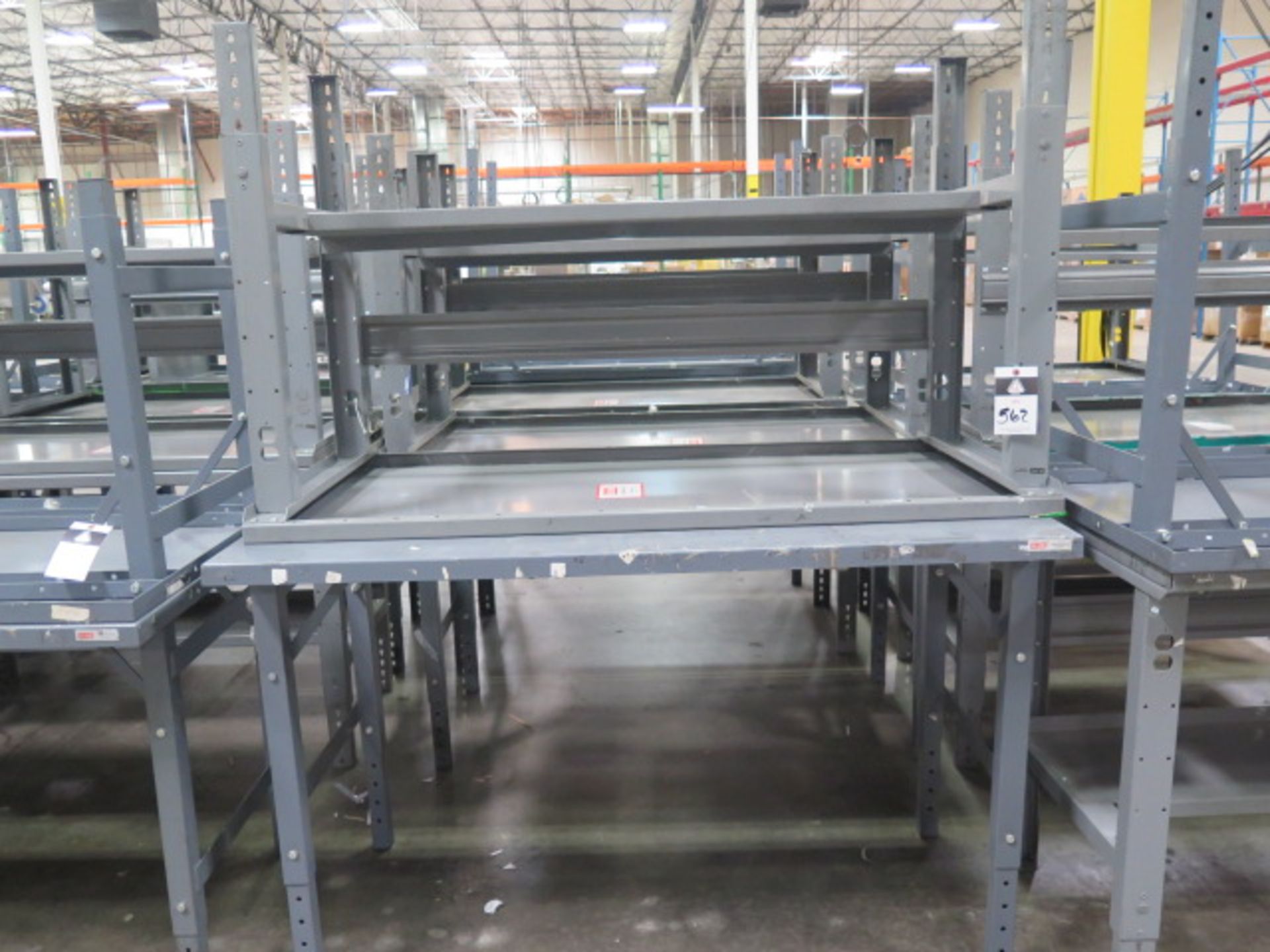 Uline Steel Work Benches (8) (SOLD AS-IS - NO WARRANTY)