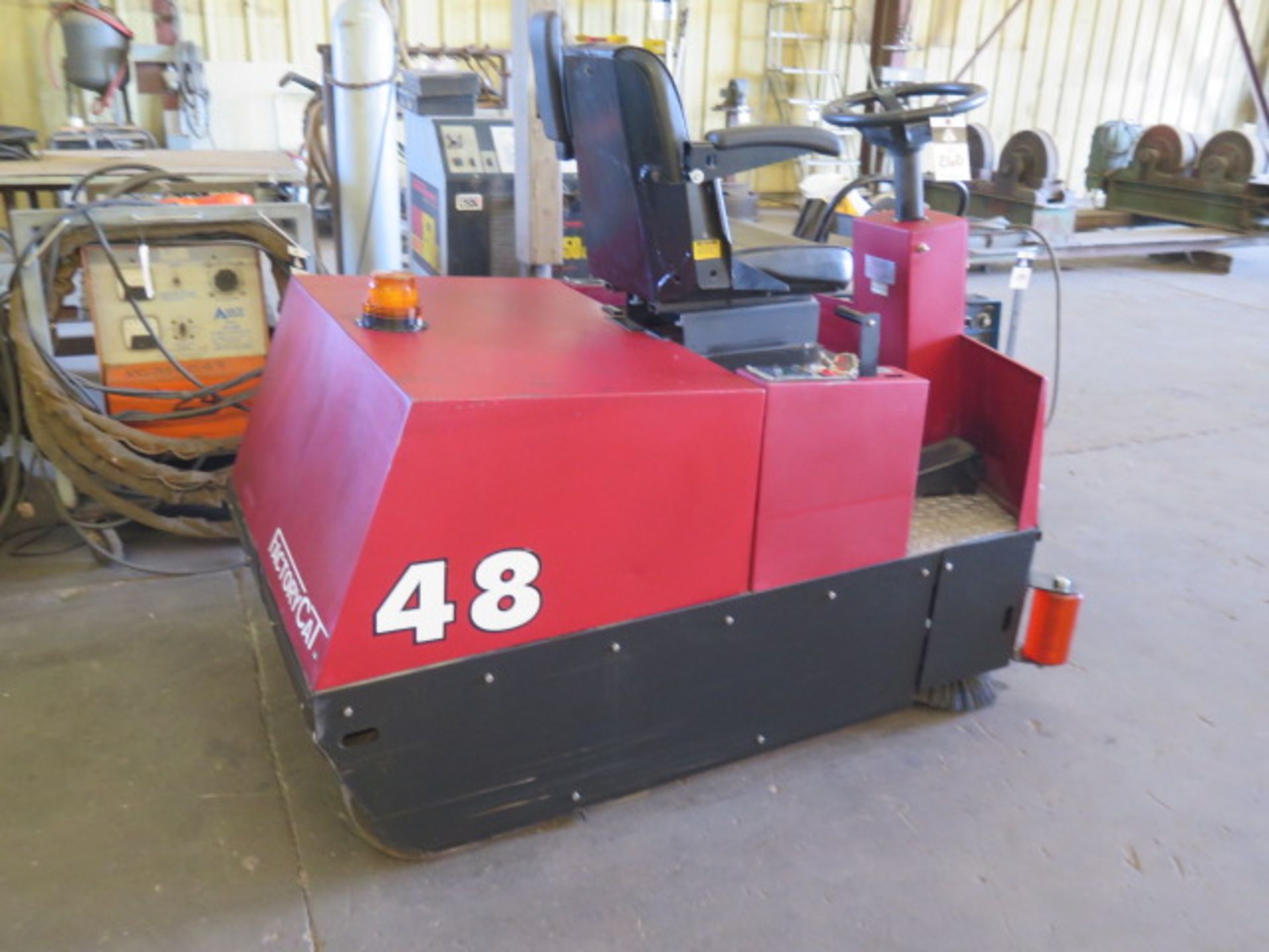 Factory Cat mdl. 48 Ride-In Electric Floor Sweeper (SOLD AS-IS - NO ...