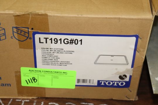 Toto model LT191G#01 lavatory, 23-1/2" x 14-3/8"