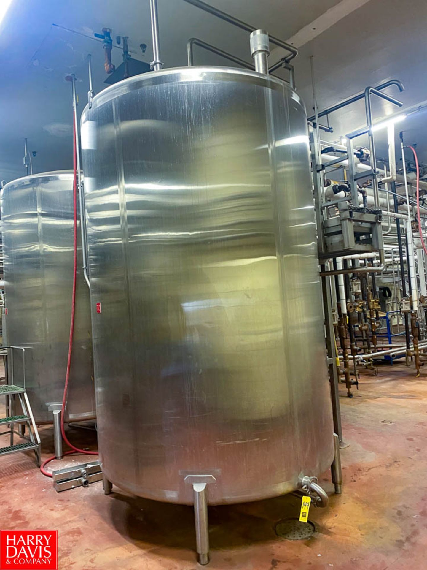 Watson Metal Master Inc. 2,000 Gallon S/S Done Top Cone Bottom Jacketed ...